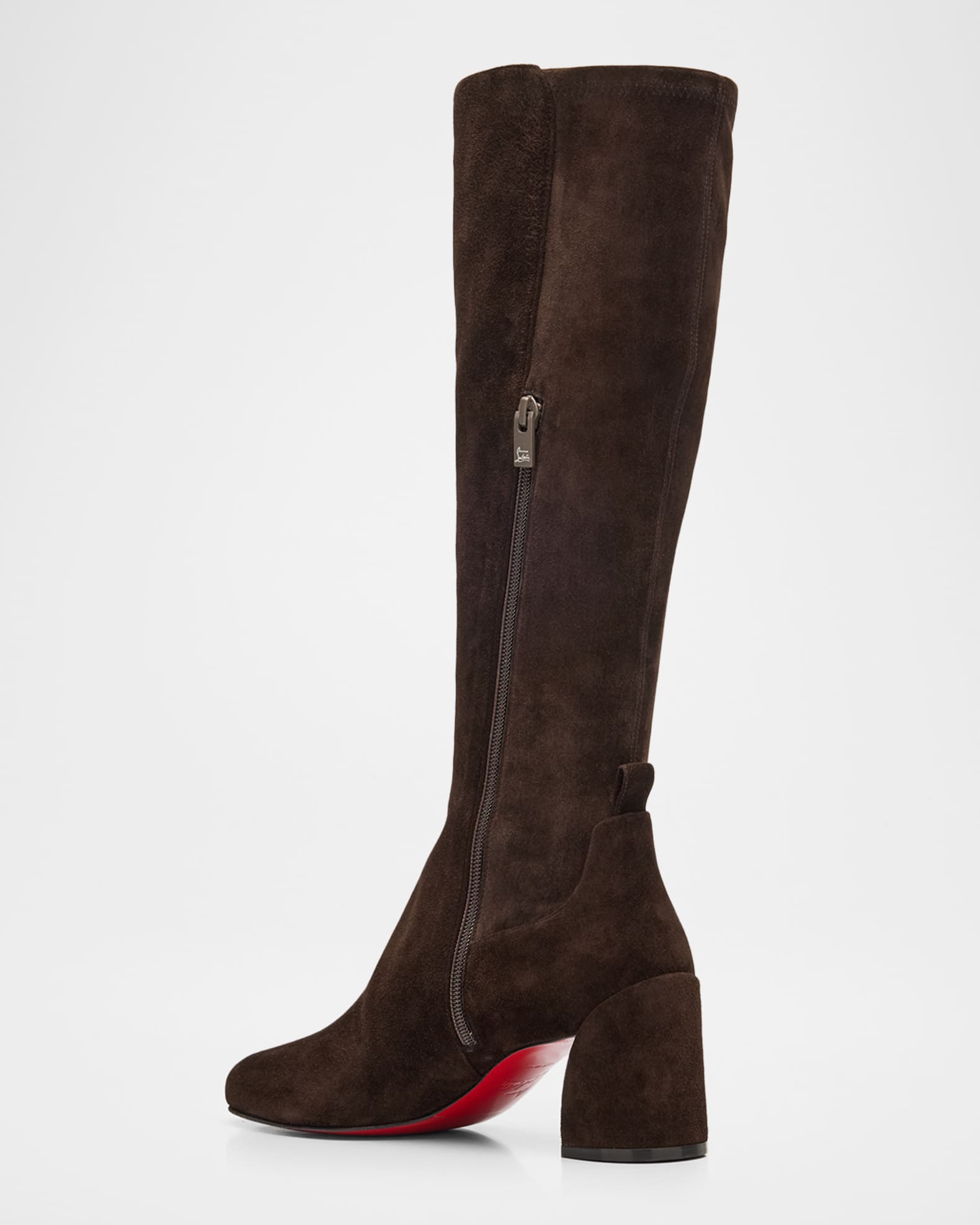 Christian Louboutin 55mm Jane Botta Suede Knee-High Boots | Neiman Marcus