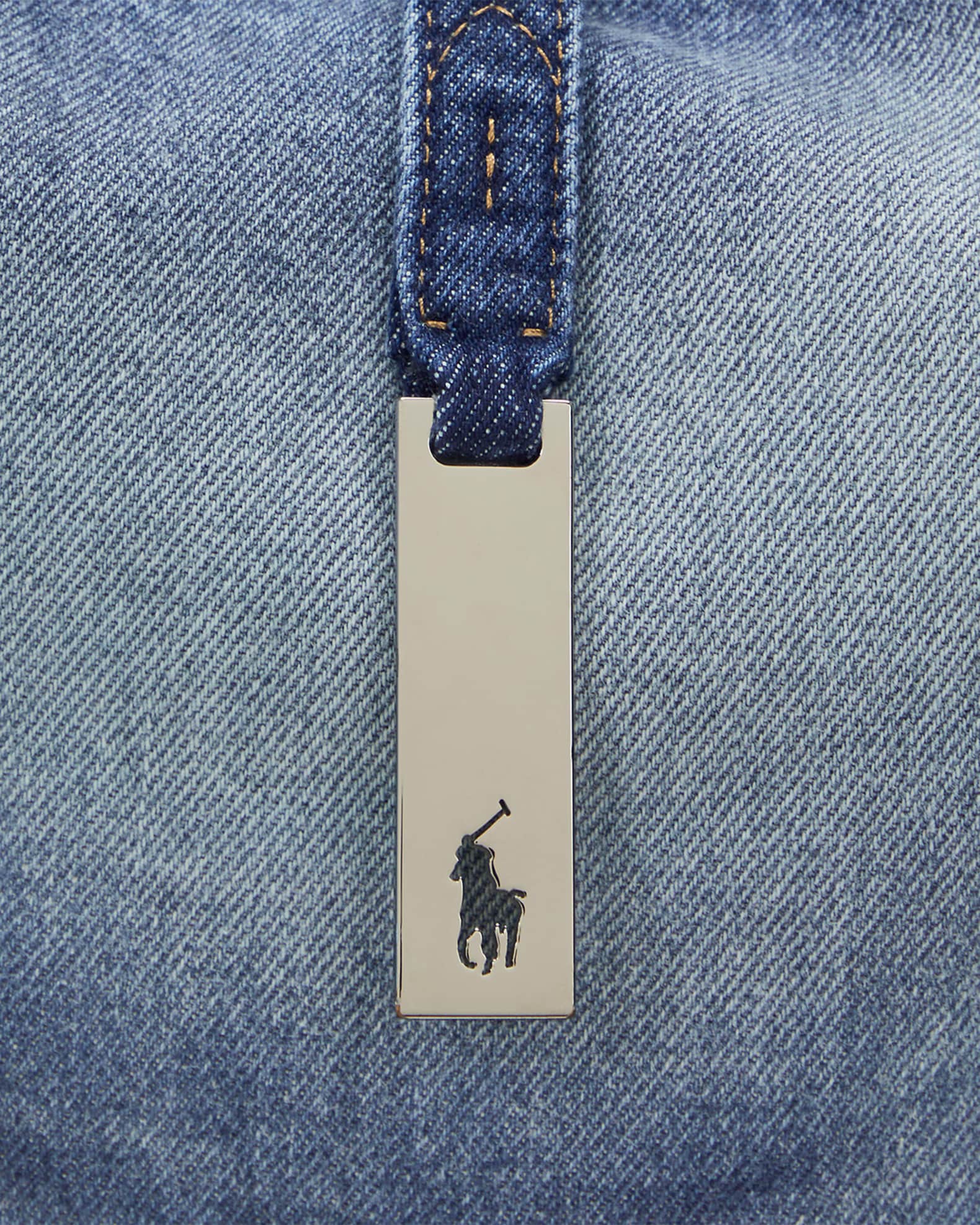 Polo Ralph Lauren Polo ID Denim Shoulder Bag | Neiman Marcus
