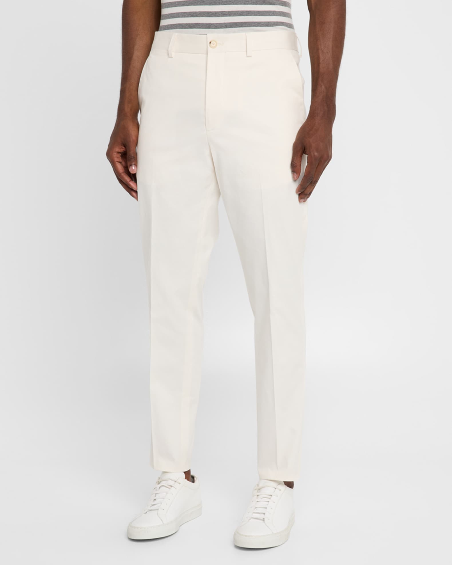 BOSS Men's Kaiton Stretch Cotton-Silk Trousers | Neiman Marcus