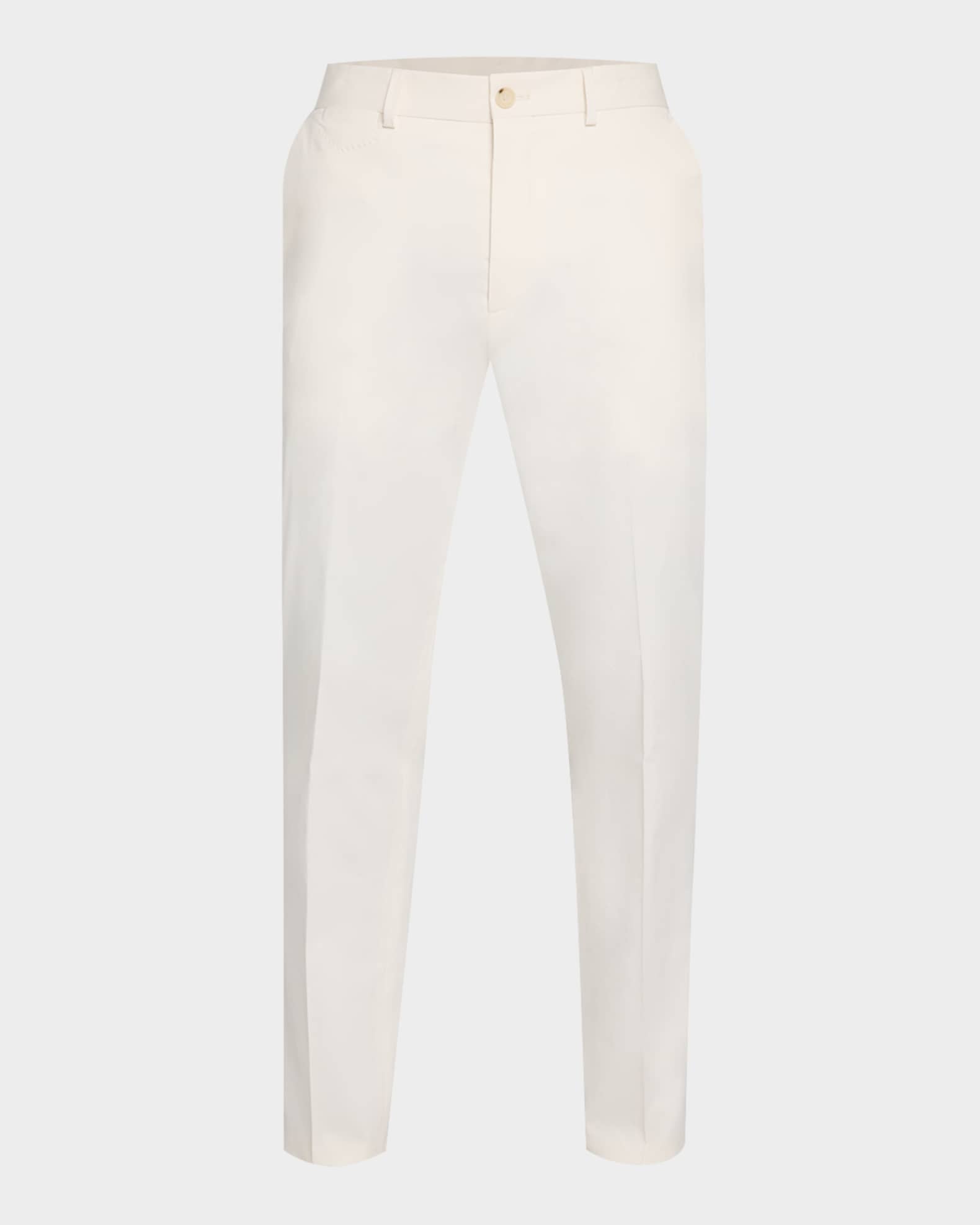 BOSS Men's Kaiton Stretch Cotton-Silk Trousers | Neiman Marcus