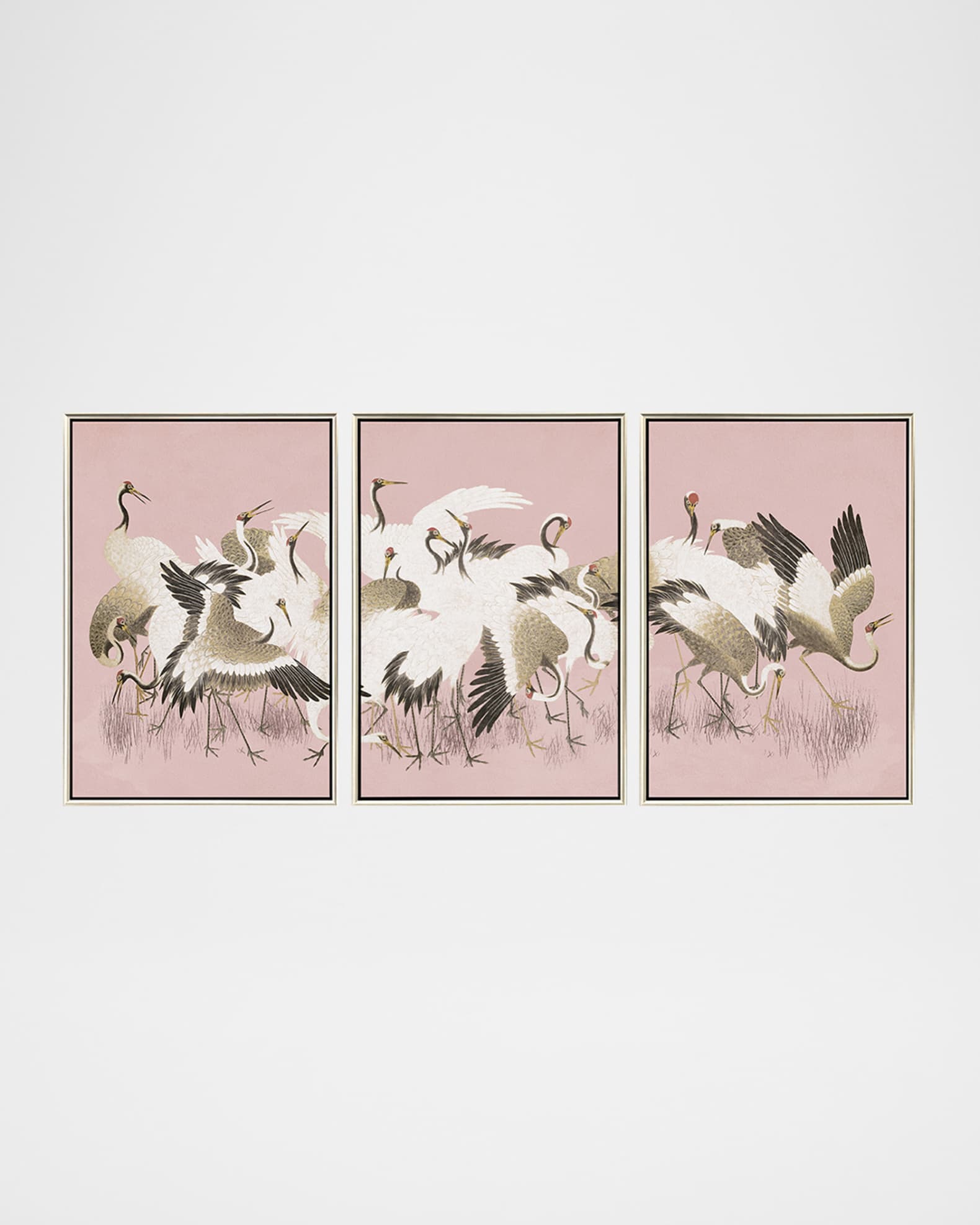 Curious Cranes Wall Art Collection | Neiman Marcus