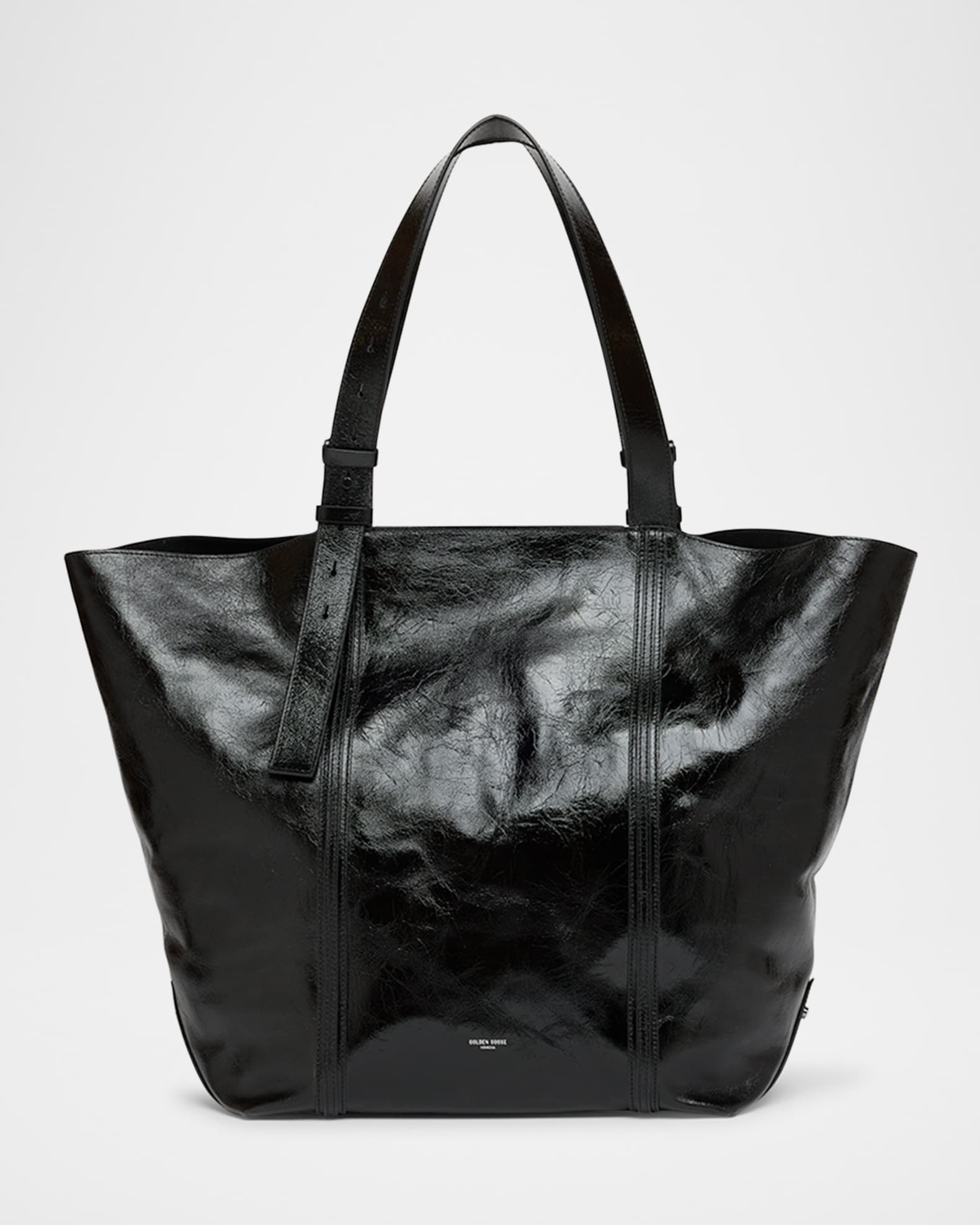 Golden Goose 24/7 Shiny Leather Shopper Tote Bag | Neiman Marcus