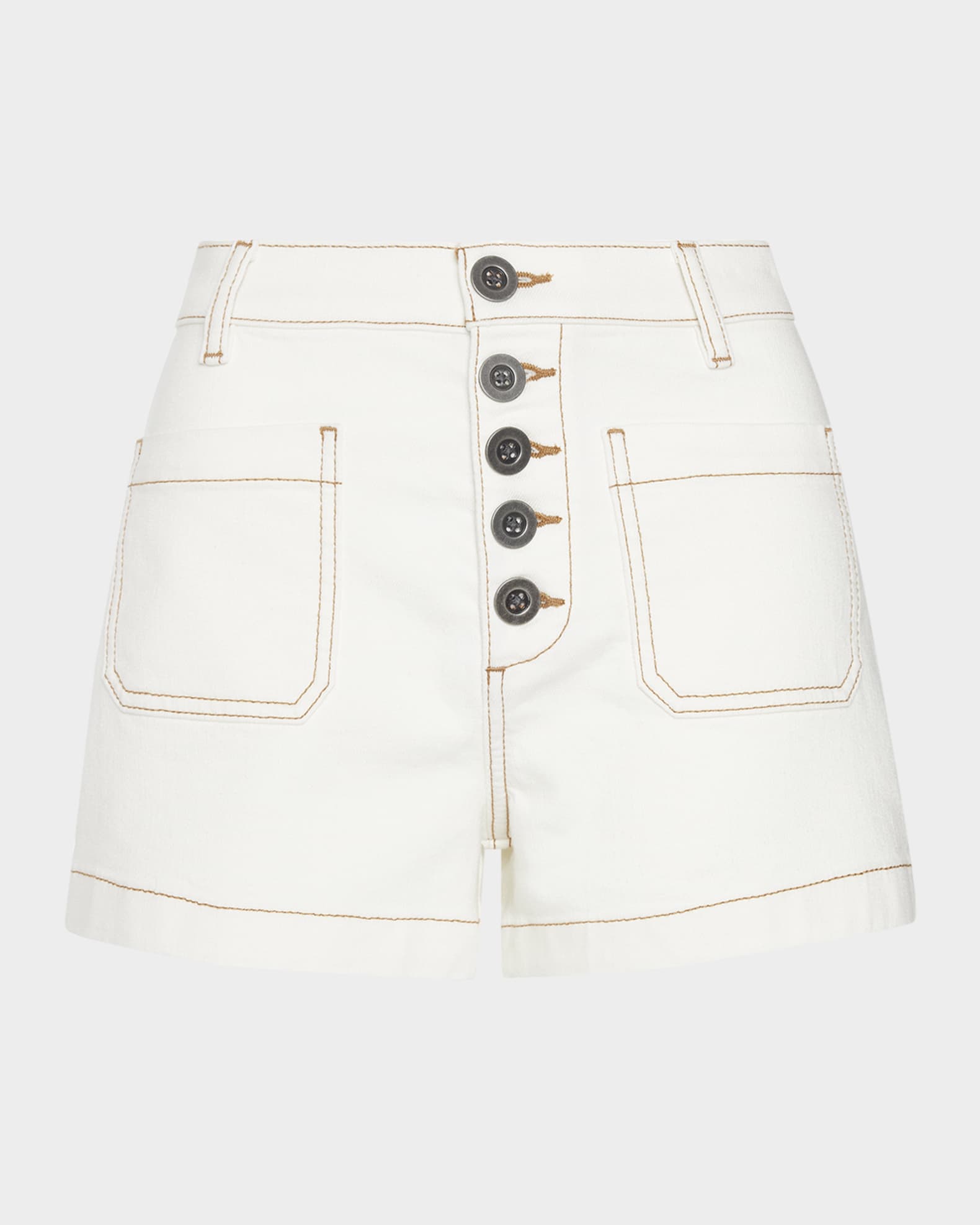 Ramy Brook Stitched Cindy Shorts | Neiman Marcus