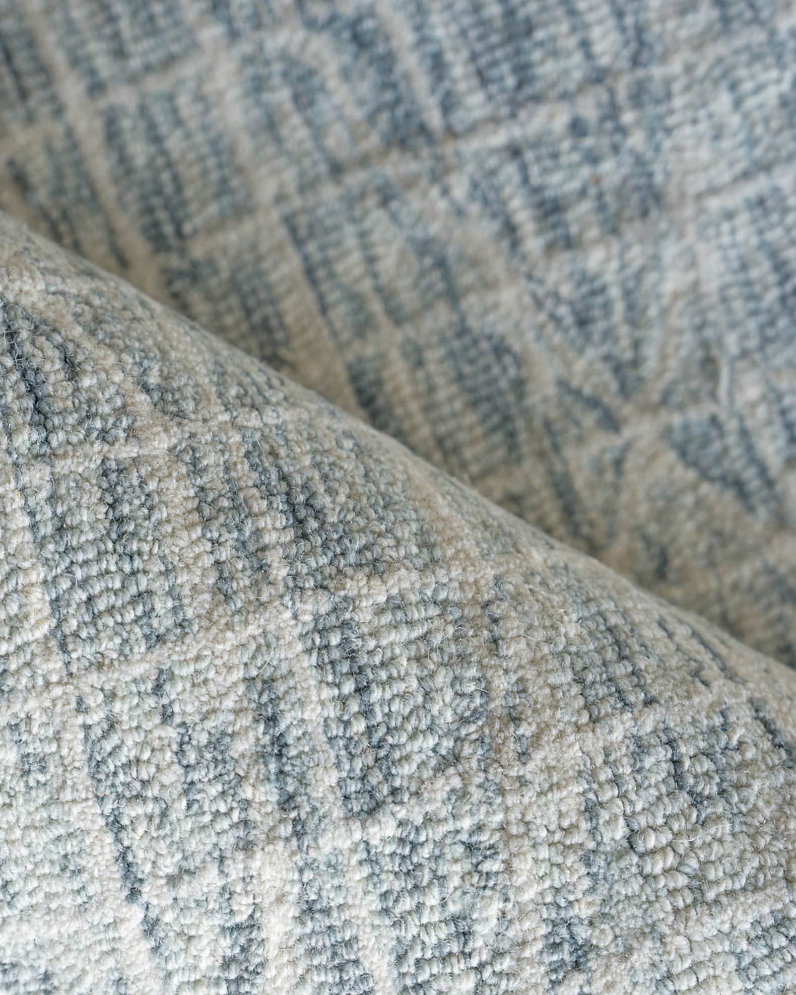 Exquisite Rugs Miami Hand-Tufted Silver Rug, 12' x 15' | Neiman Marcus