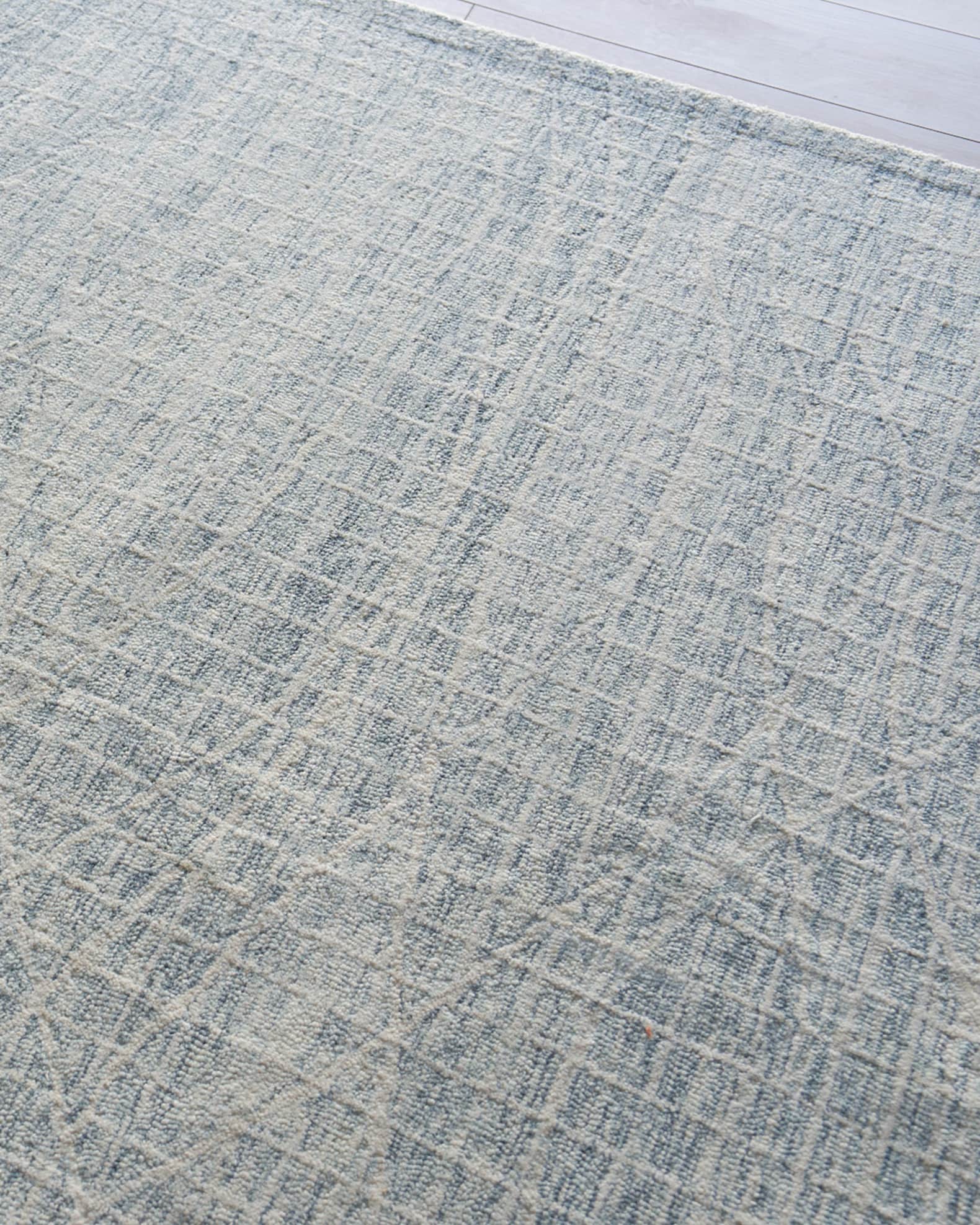 Exquisite Rugs Miami Hand-Tufted Silver Rug, 12' x 15' | Neiman Marcus