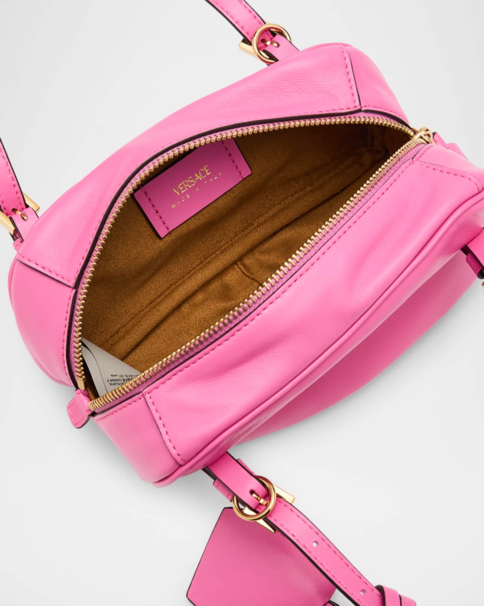 Versace La Medusa Mini Nappa Leather Shoulder Bag | Neiman Marcus