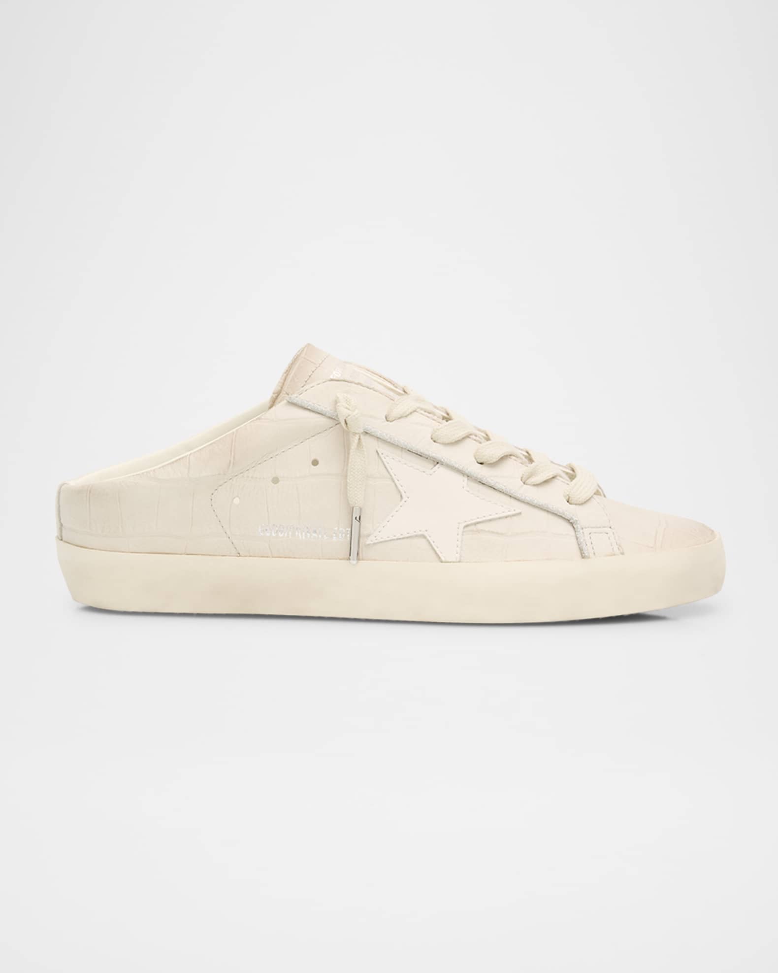 Golden Goose Super-Star Croc-Effect Slip-On Sneakers | Neiman Marcus
