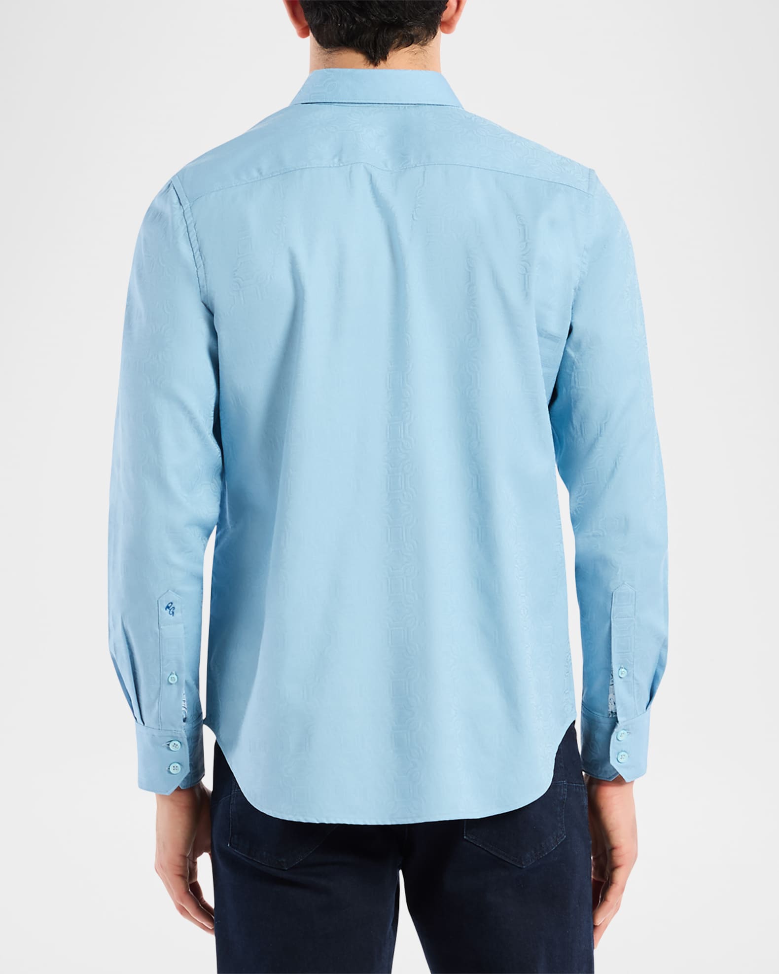 Robert Graham Men's Odyssey Jacquard Stretch Sport Shirt | Neiman Marcus