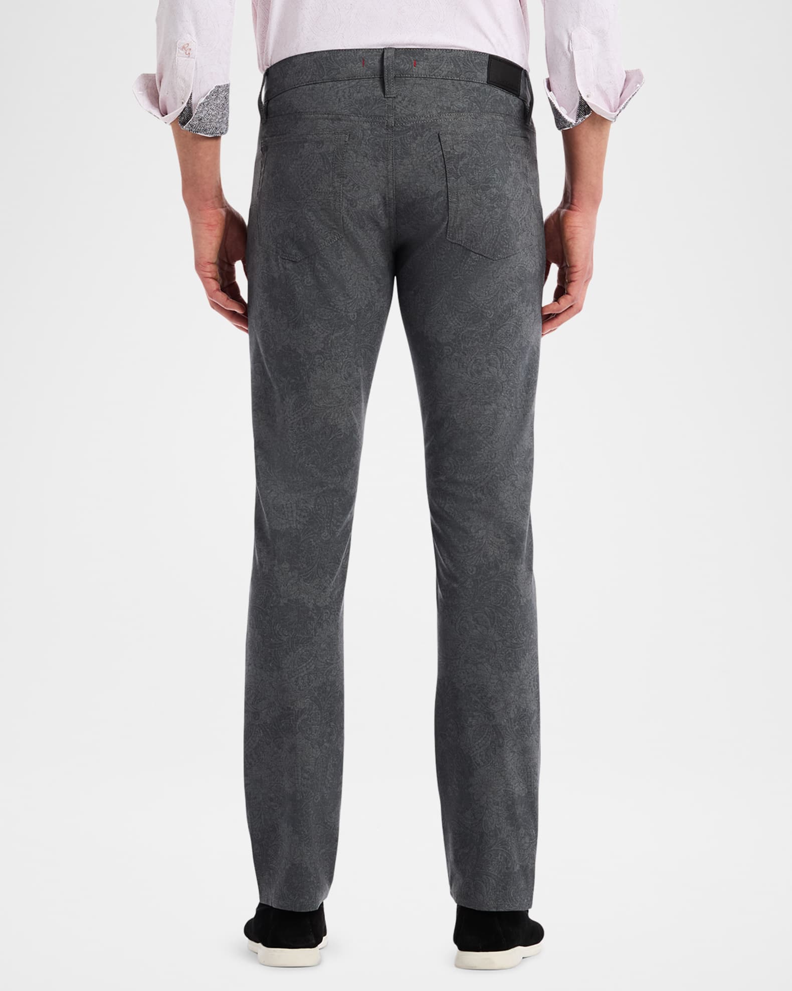 Robert Graham Men's Alton Tonal Paisley Slim Five-Pocket Pants | Neiman ...