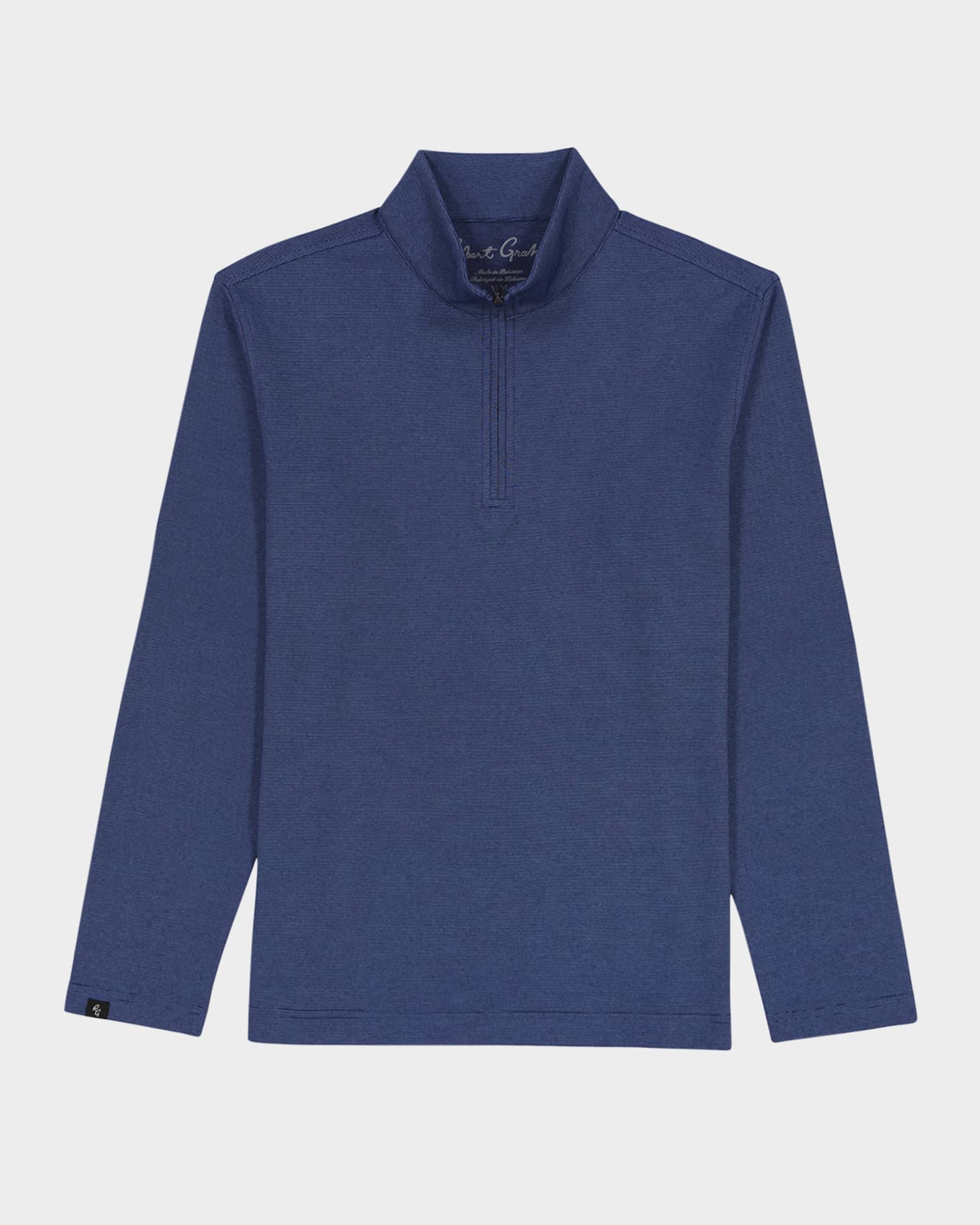 Robert Graham Men's Troland Stripe Quarter-Zip Sweater | Neiman Marcus