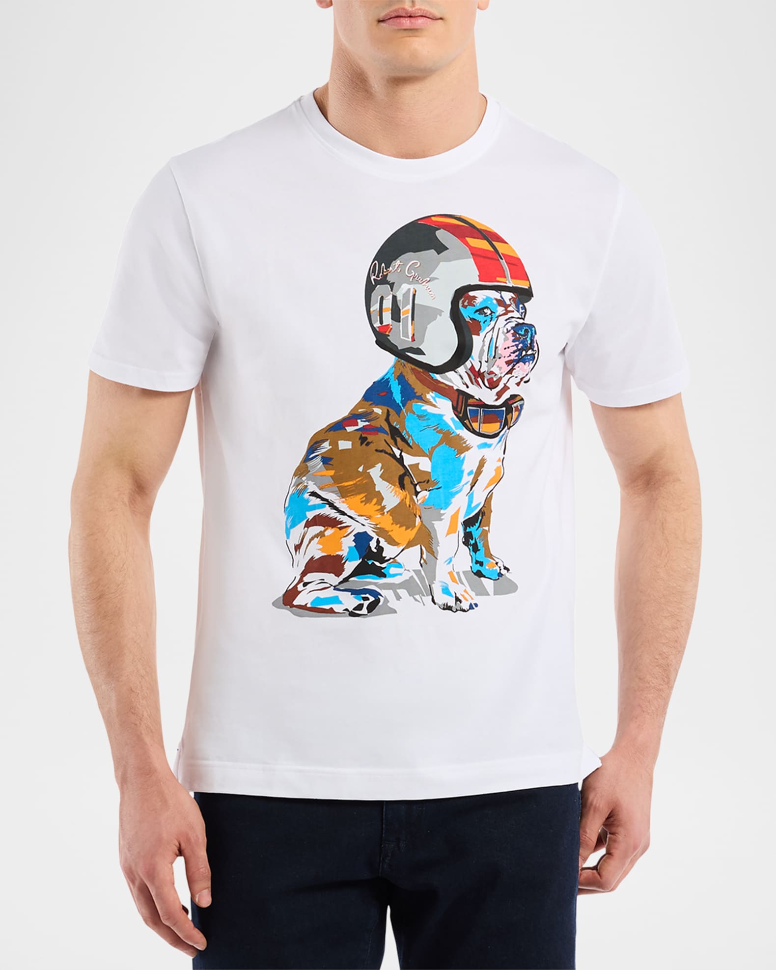 Robert Graham Men's Racer Graham Graphic T-Shirt | Neiman Marcus