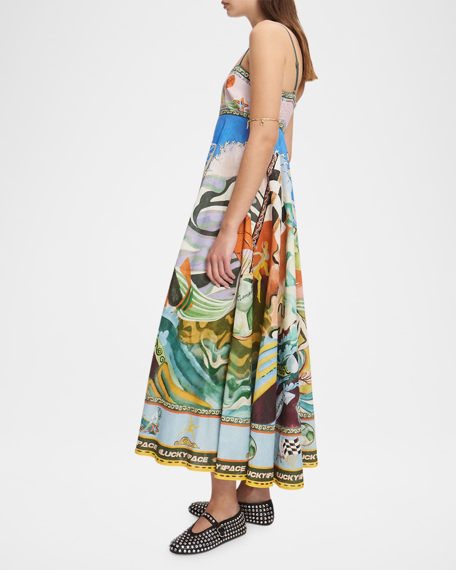 ALEMAIS Lucky Pace Sundress | Neiman Marcus