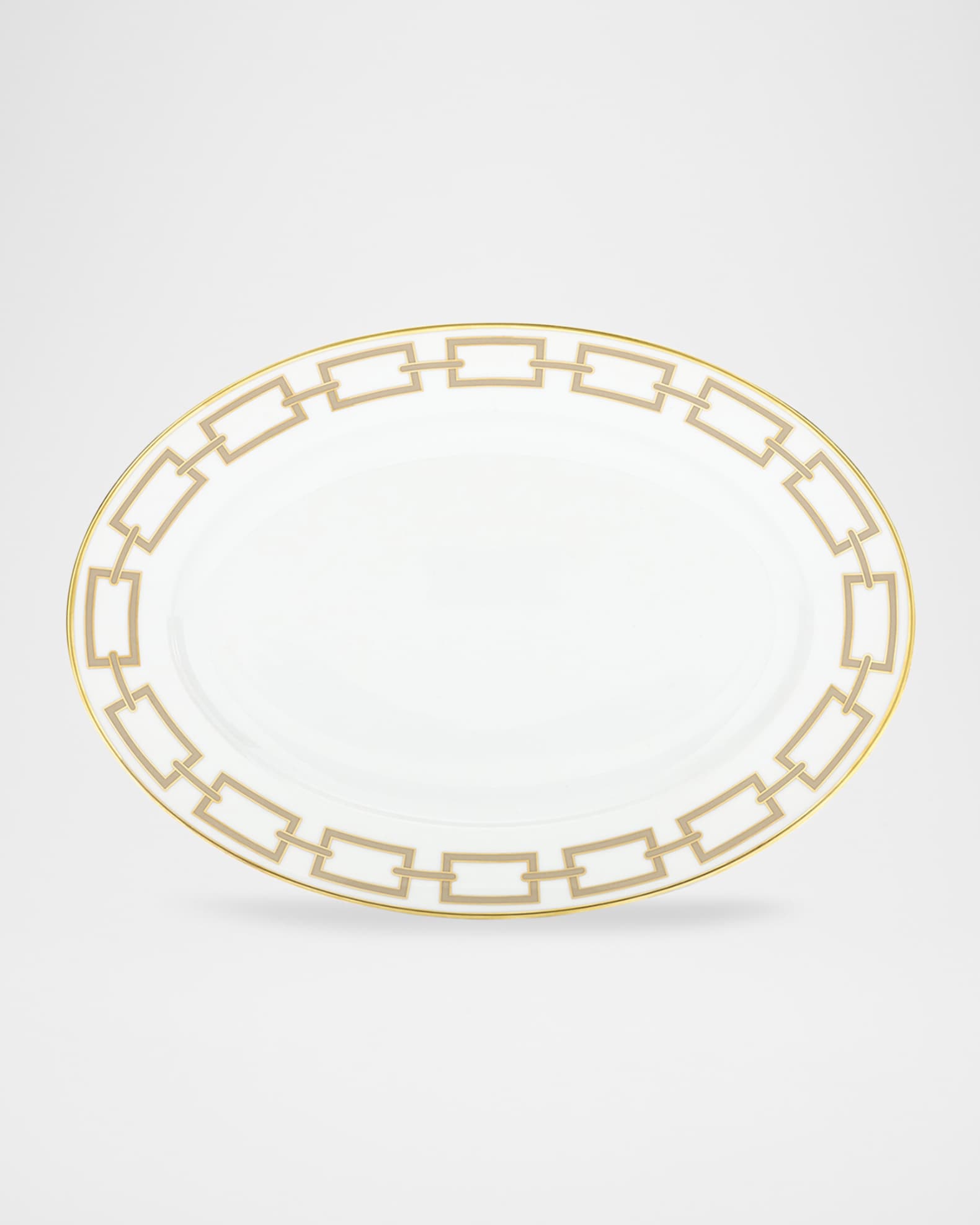 GINORI 1735 Catene Cachemire Oval Flat Platter | Neiman Marcus