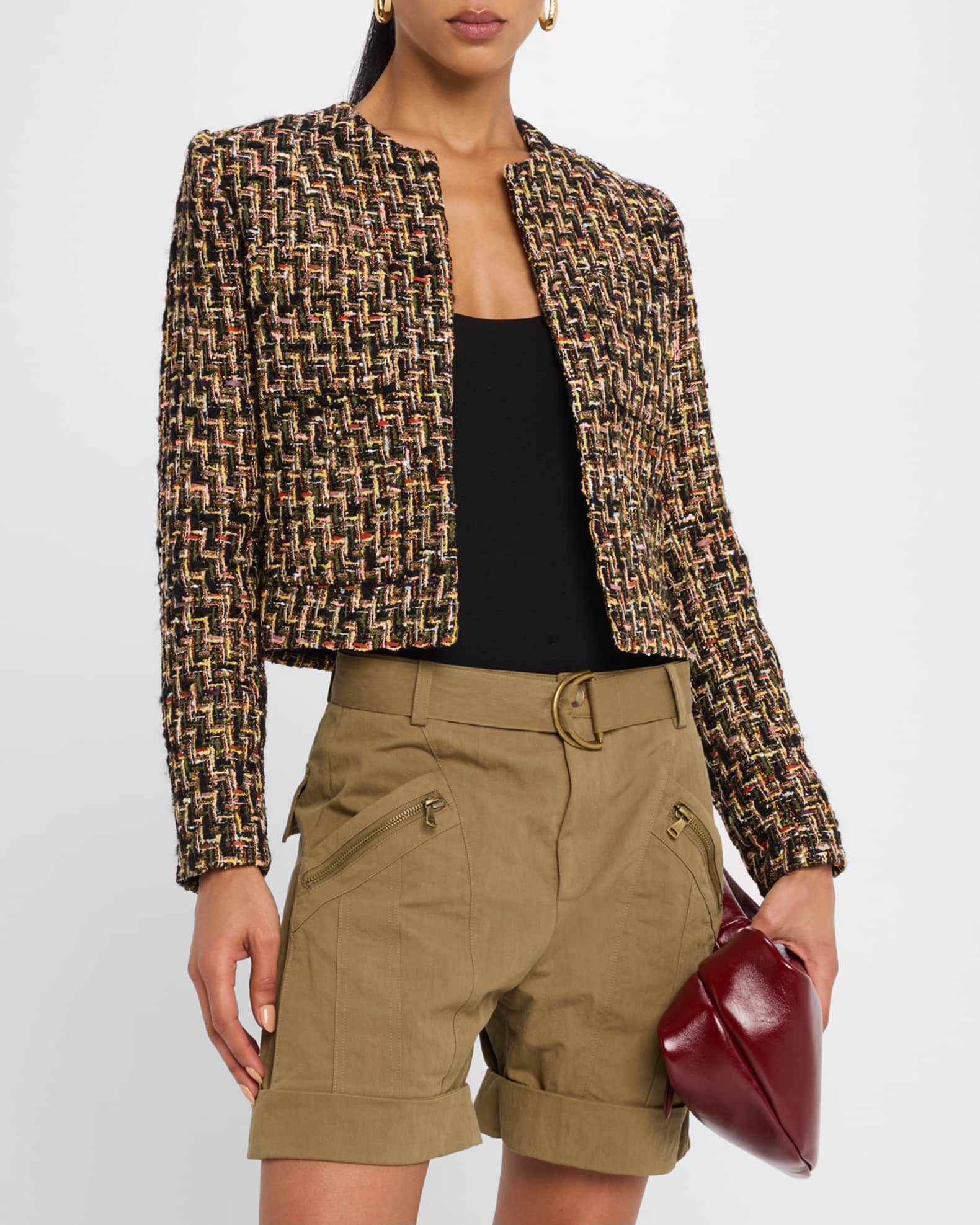 Iro Wanny Tailored Tweed Jacket | Neiman Marcus