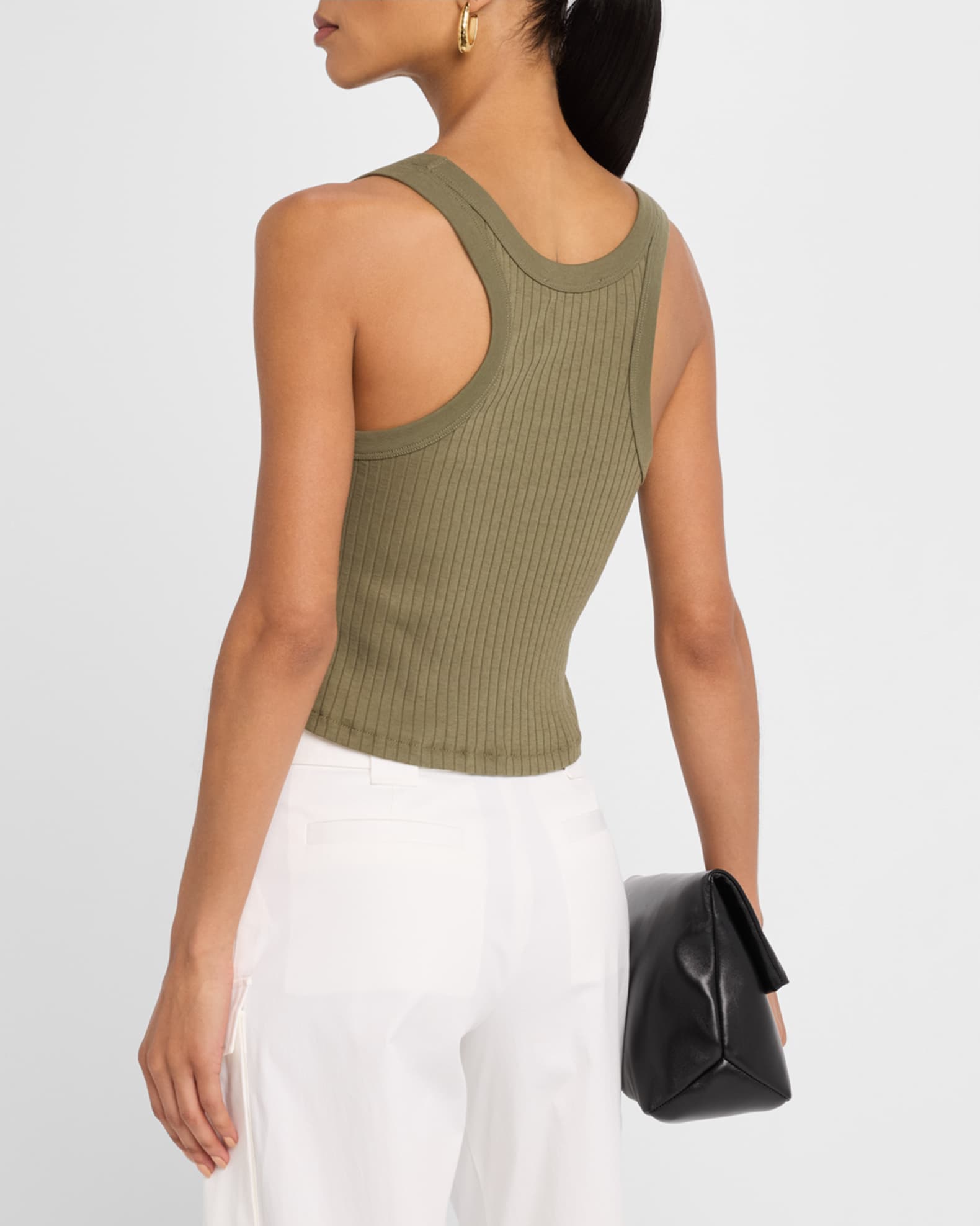 Iro Emma Ribbed Scoop-Neck Tank Top | Neiman Marcus