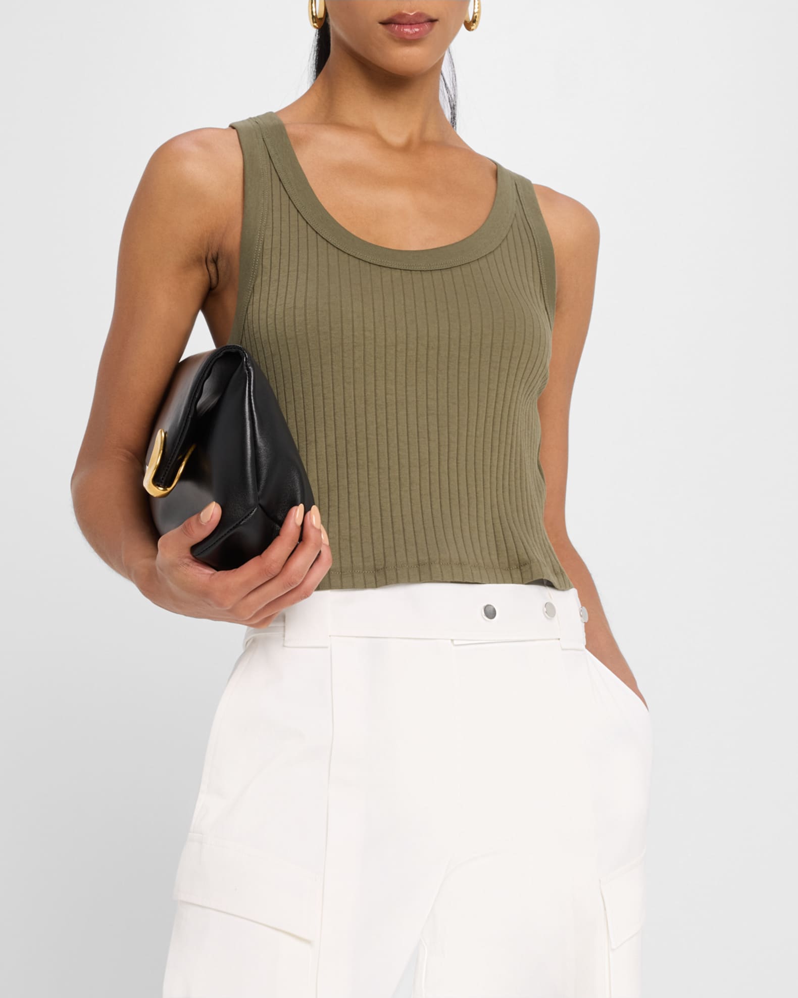 Iro Emma Ribbed Scoop-Neck Tank Top | Neiman Marcus