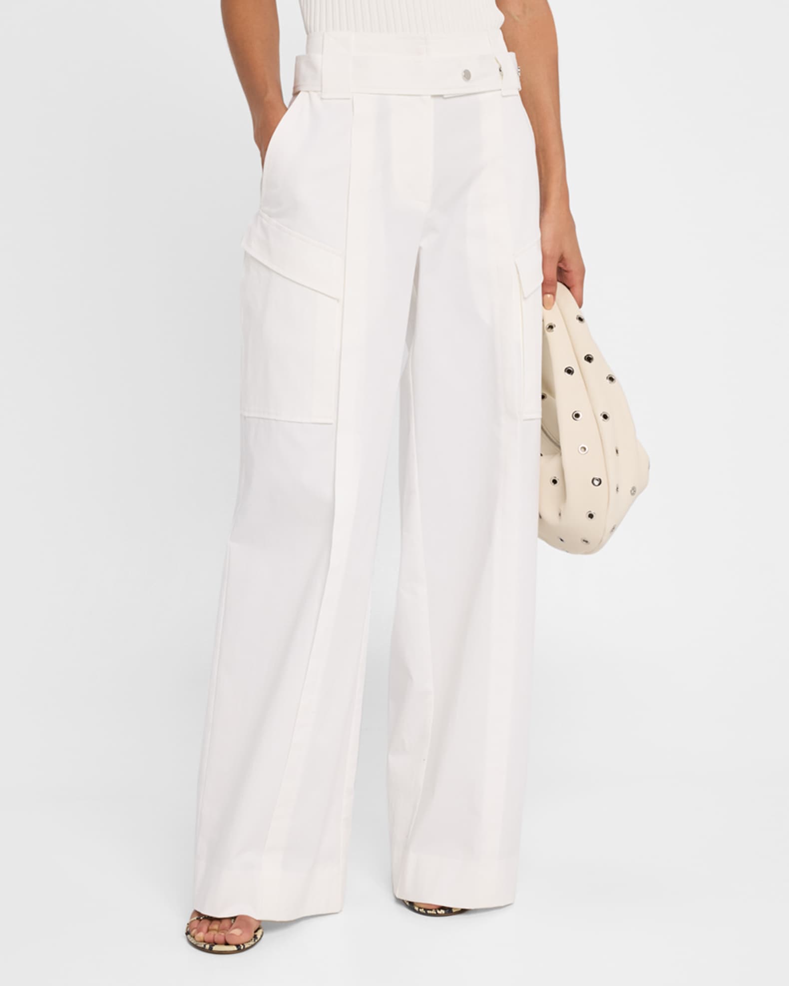 Iro Melania Belted Cargo Pants | Neiman Marcus