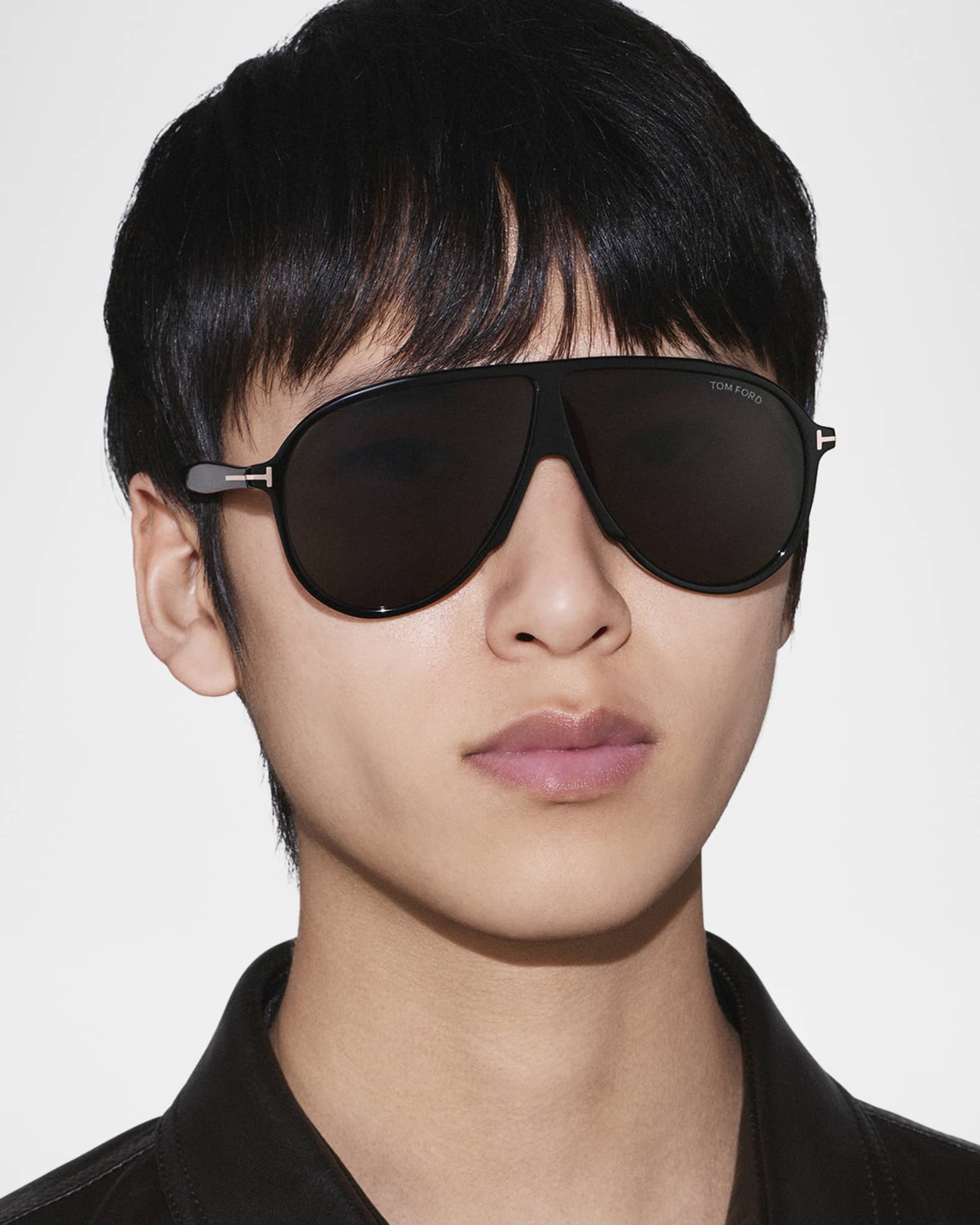 TOM FORD Men's Vladimir Acetate Aviator Sunglasses | Neiman Marcus