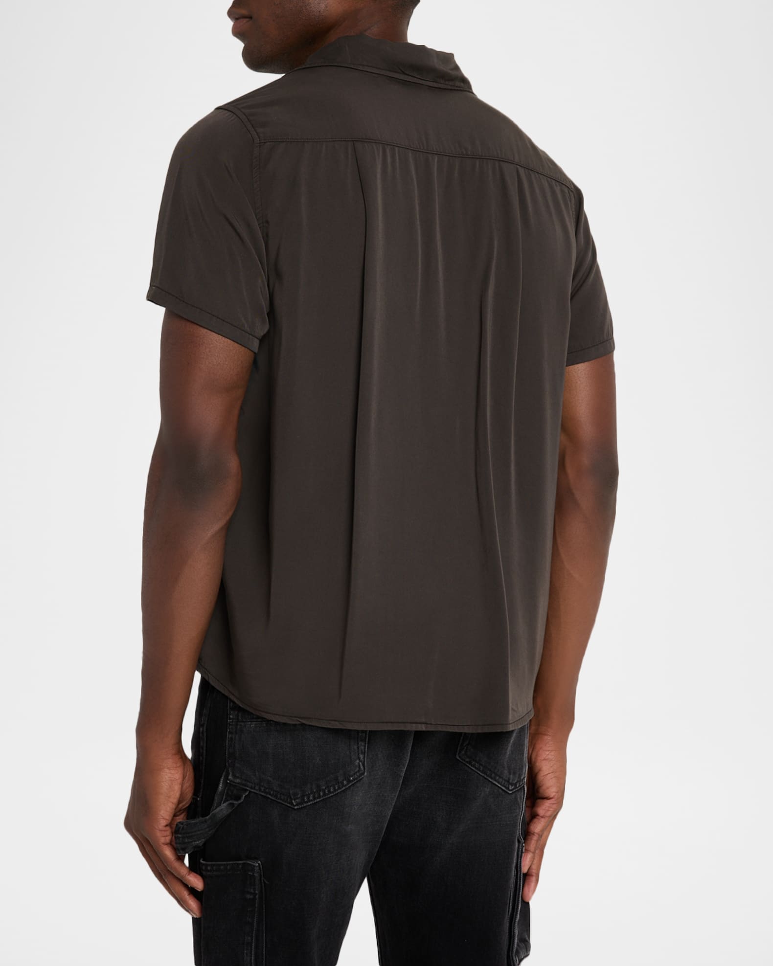 Alchemist Men's Miguel Short-Sleeve Embroidered Camp Shirt | Neiman Marcus