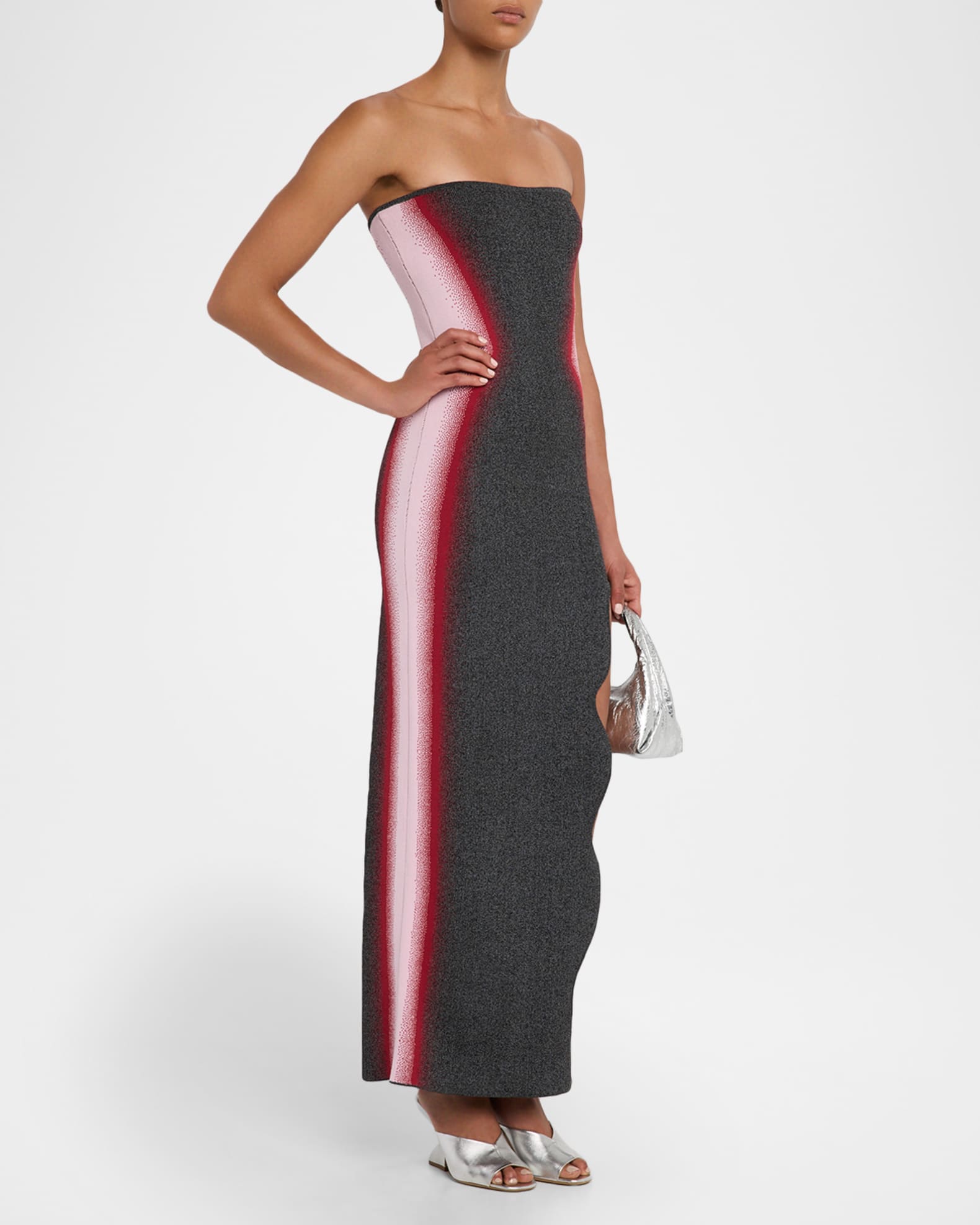 PH5 Anna Reflective Wavy Asymmetric Dress | Neiman Marcus