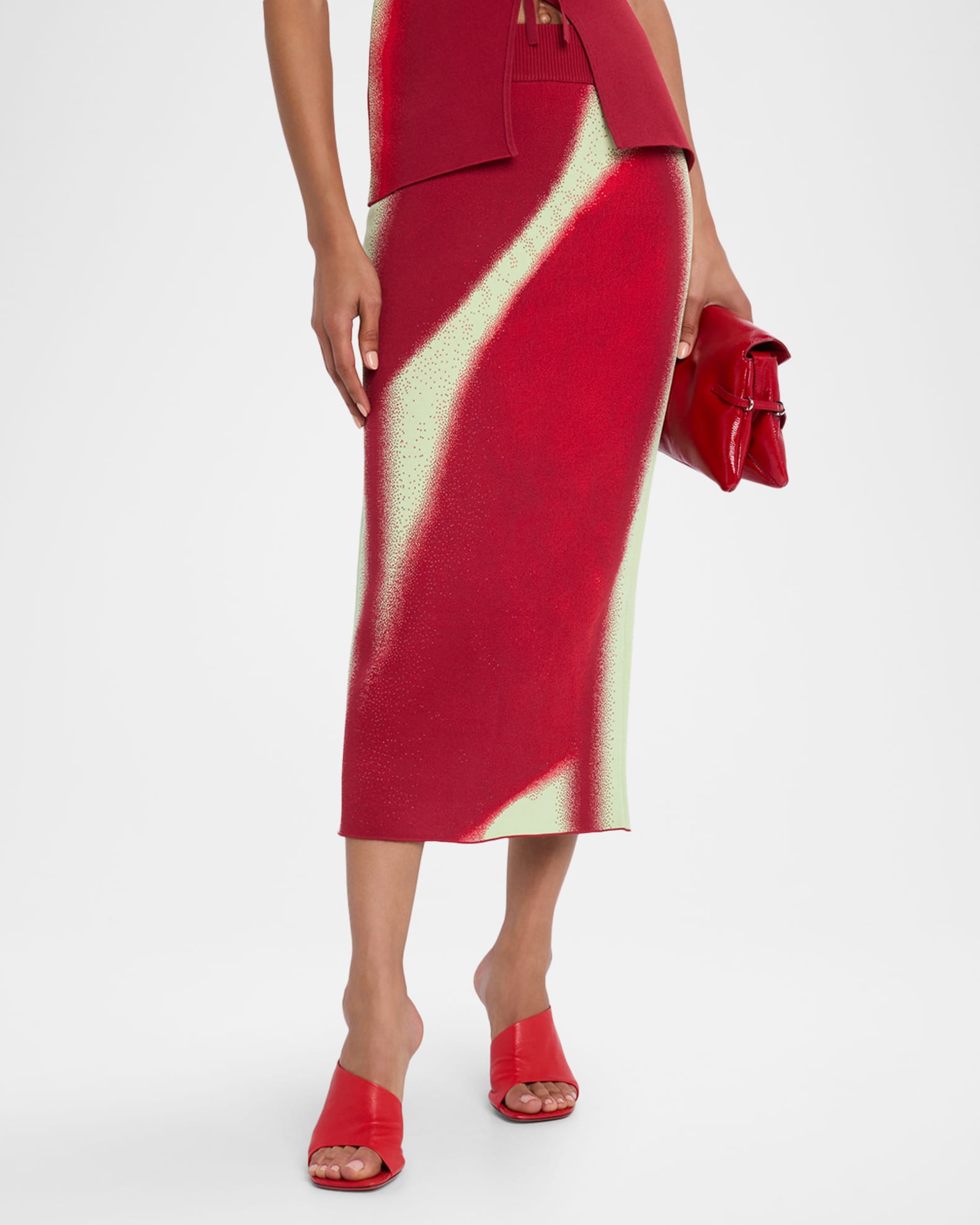 PH5 Sophie Cherry Midi Skirt | Neiman Marcus