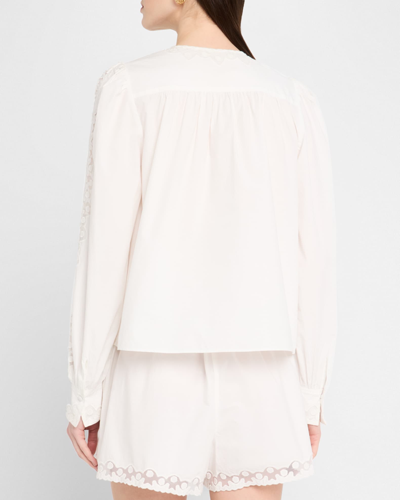 Ulla Johnson Kady Long-Sleeve Blouse | Neiman Marcus
