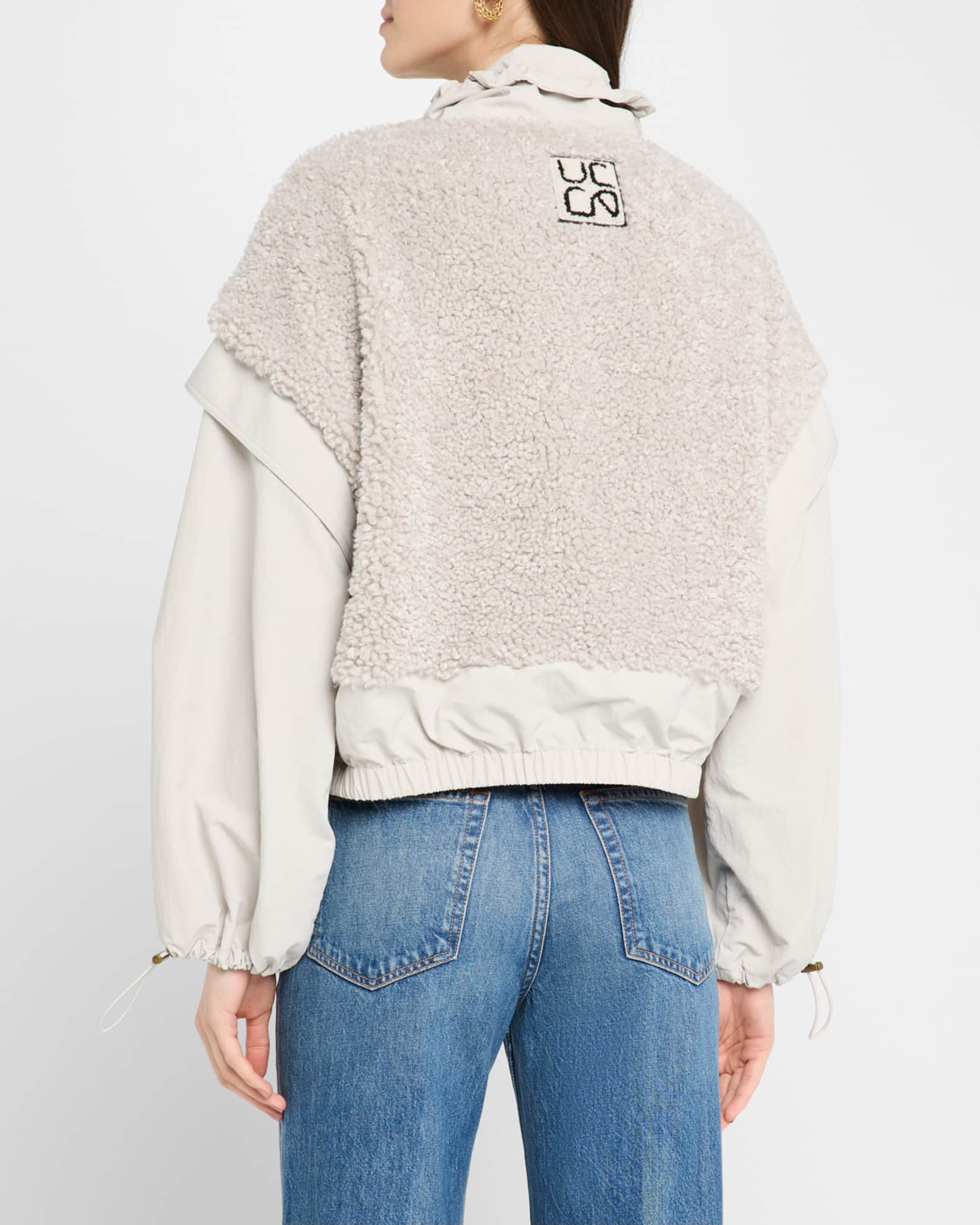 Ulla Johnson Aidan Teddy Fleece Jacket | Neiman Marcus