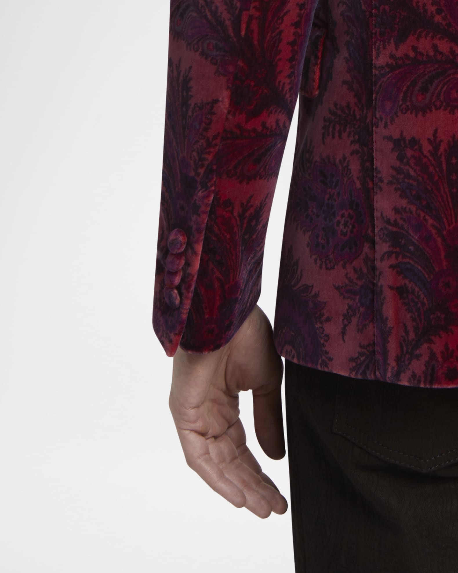 Etro Men's Velvet Paisley Evening Jacket | Neiman Marcus