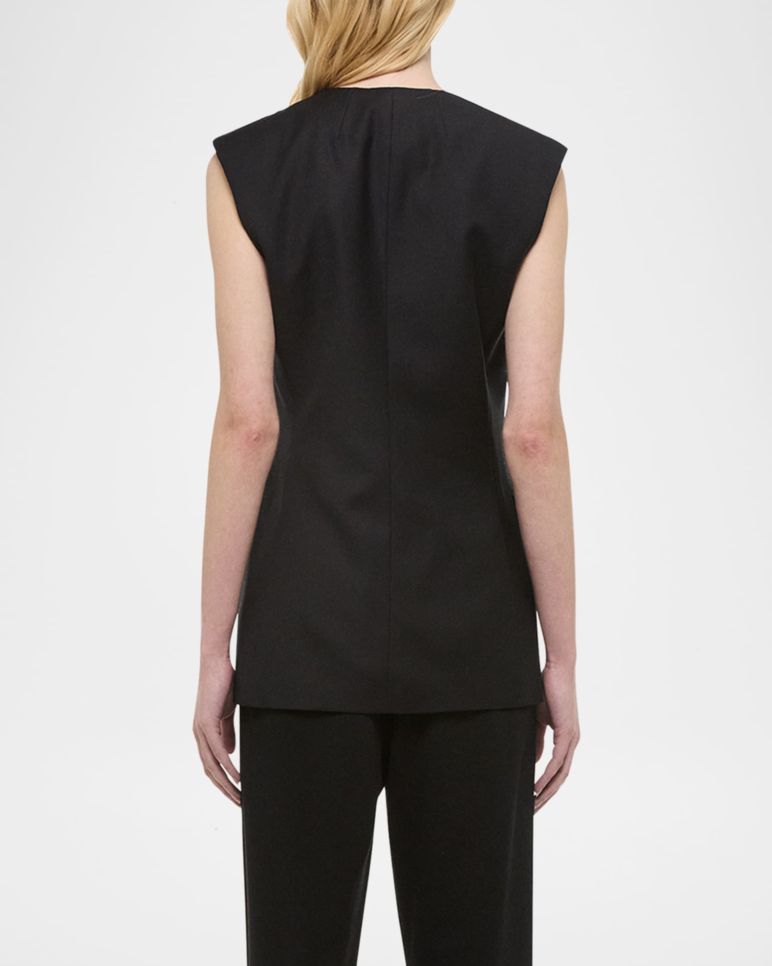 Helmut Lang Zip Blazer Vest | Neiman Marcus