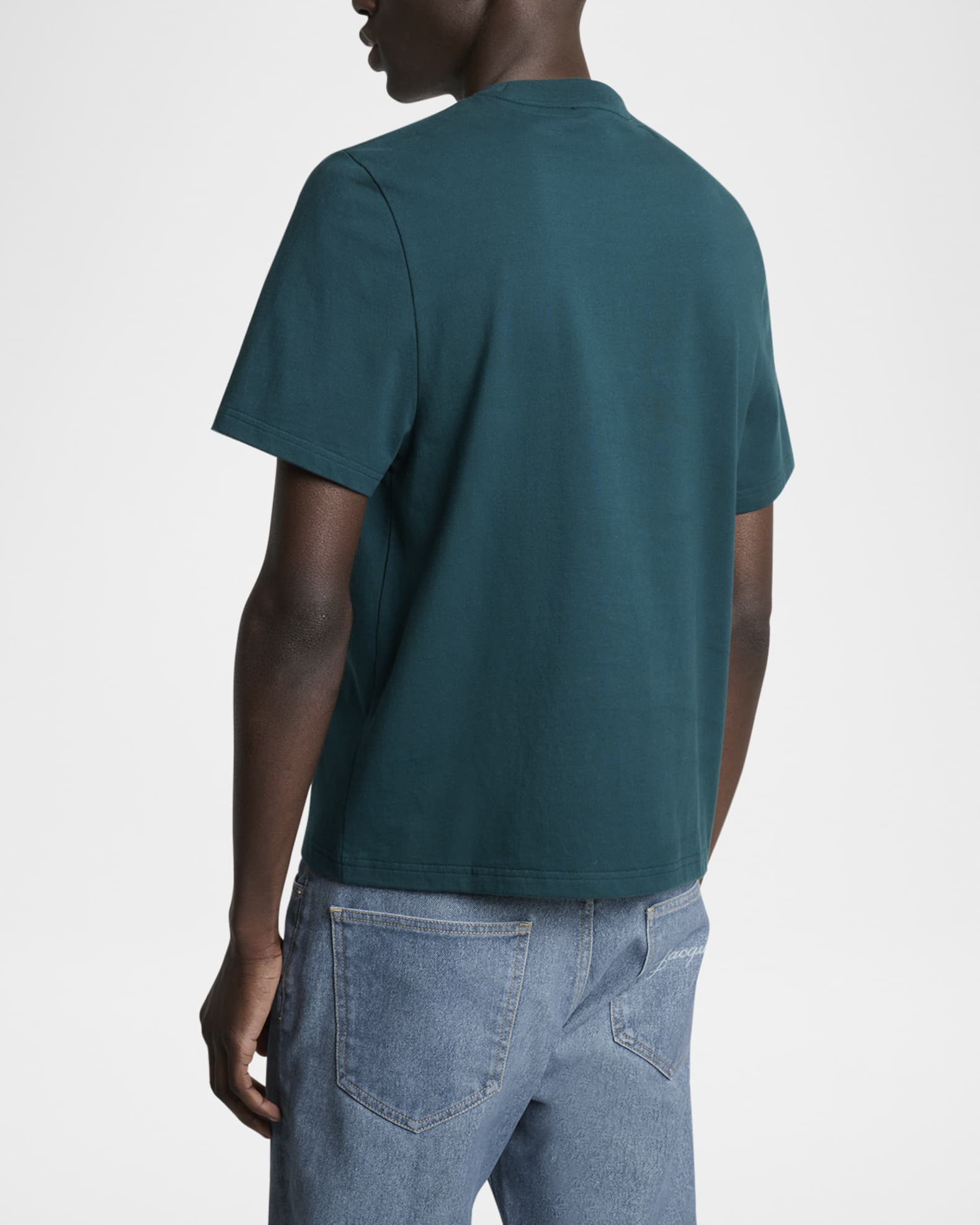 Jacquemus Men's Club Logo Crewneck T-Shirt | Neiman Marcus