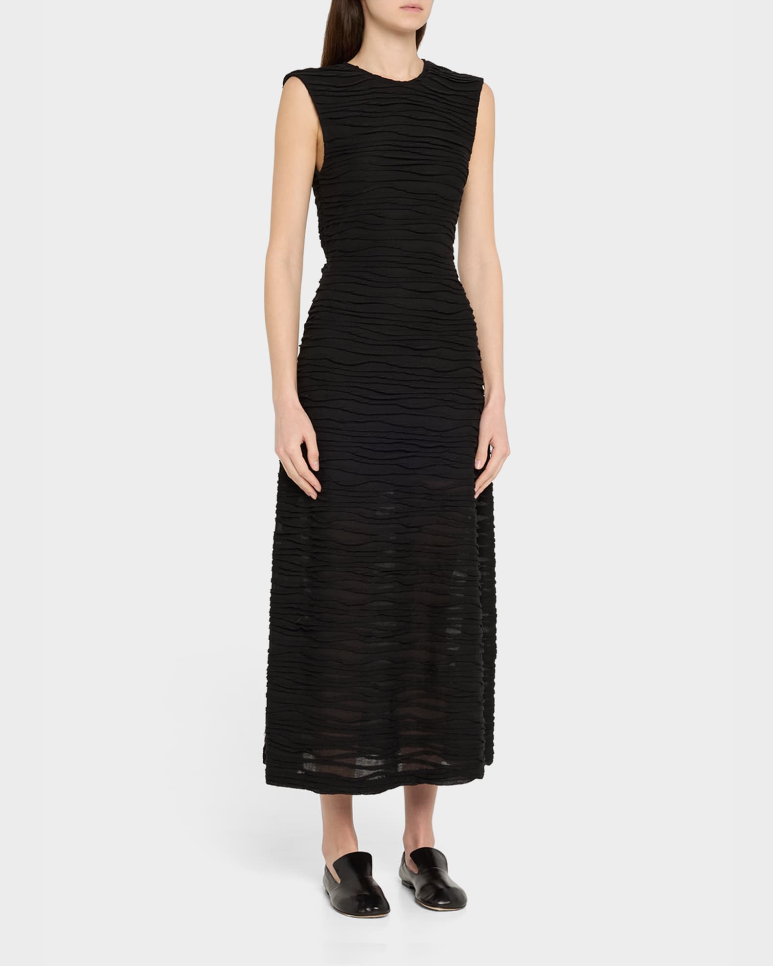 Proenza Schouler White Label Laura Textured Cotton Dress | Neiman Marcus