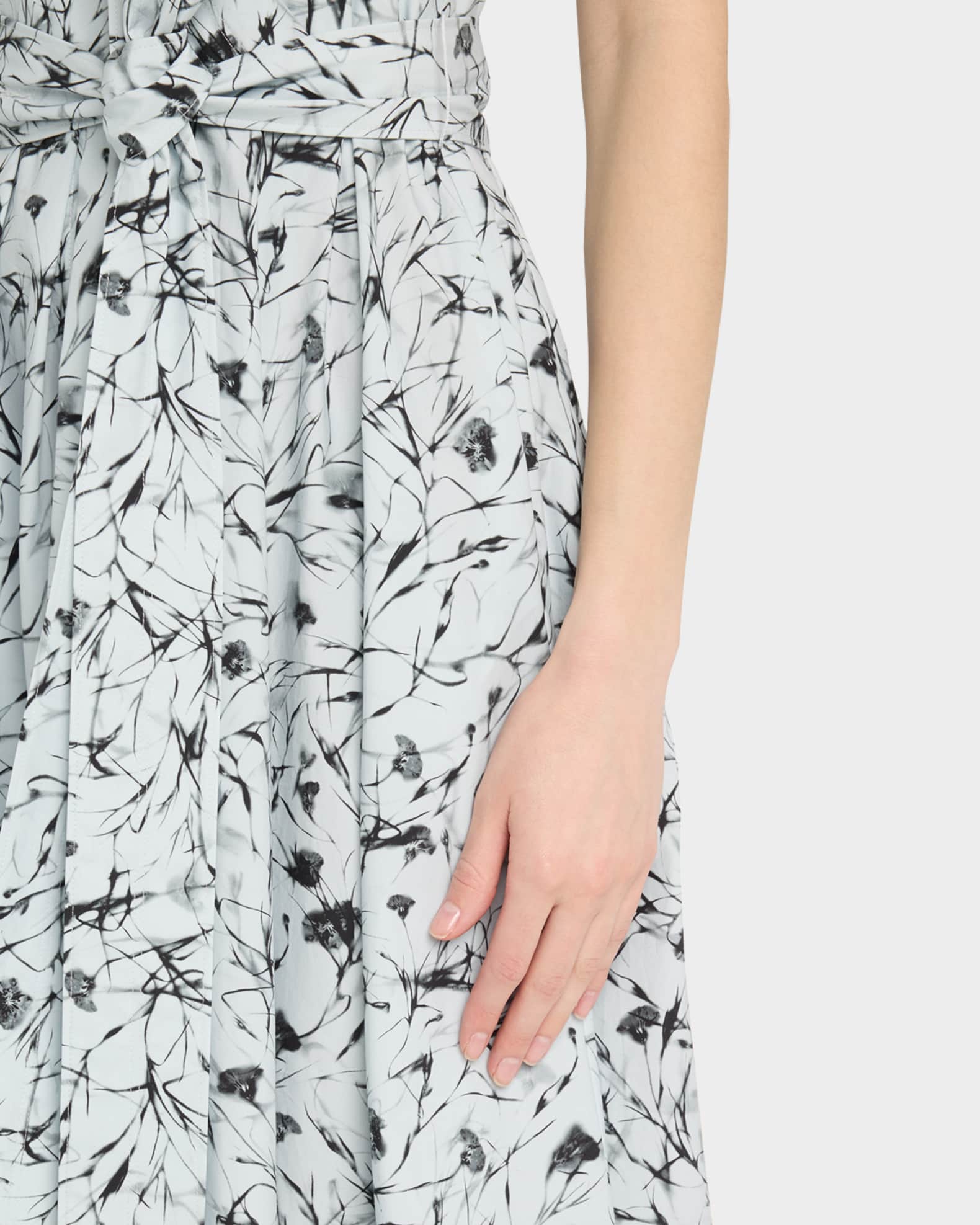 Proenza Schouler White Label Ellison Printed Poplin Halter Dress ...