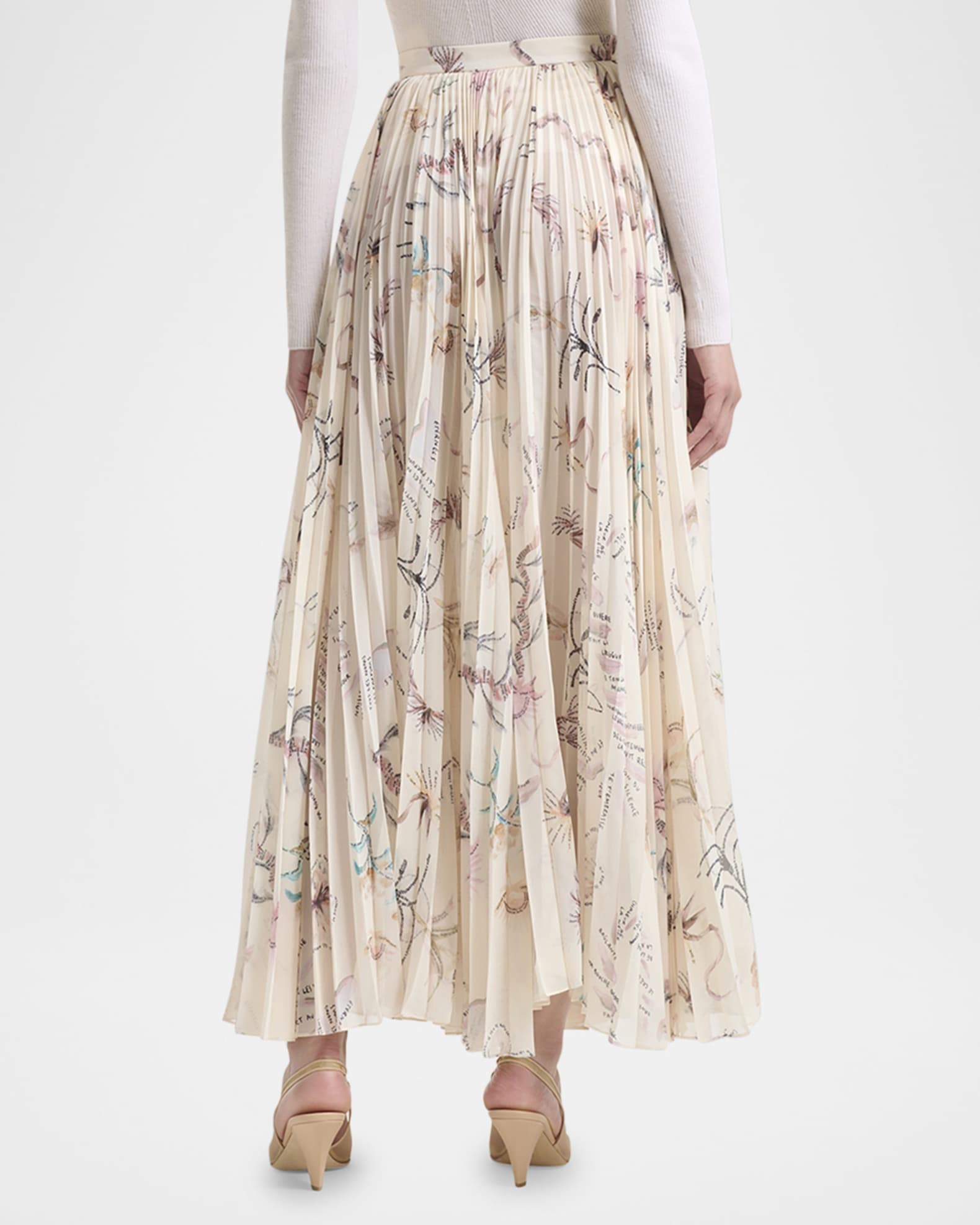 Altuzarra Sif Pleated Maxi Skirt | Neiman Marcus