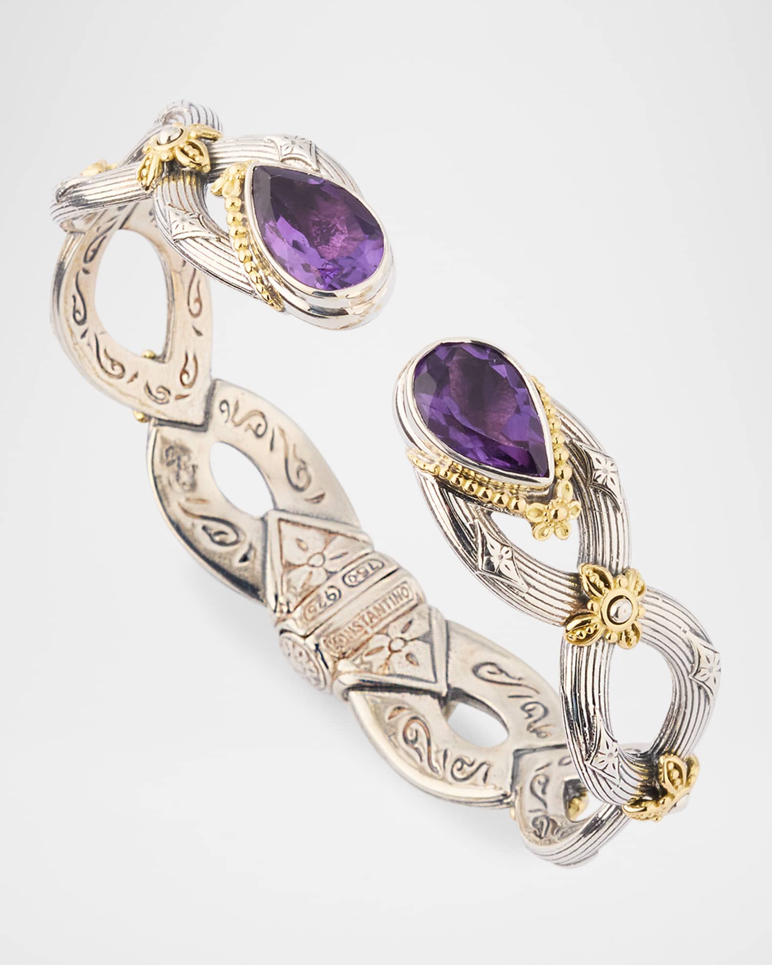 Konstantino Kynma Amethyst Cuff Bracelet | Neiman Marcus