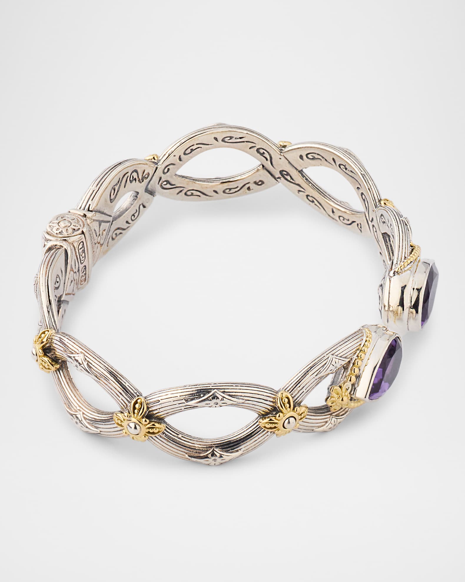 Konstantino Kynma Amethyst Cuff Bracelet | Neiman Marcus