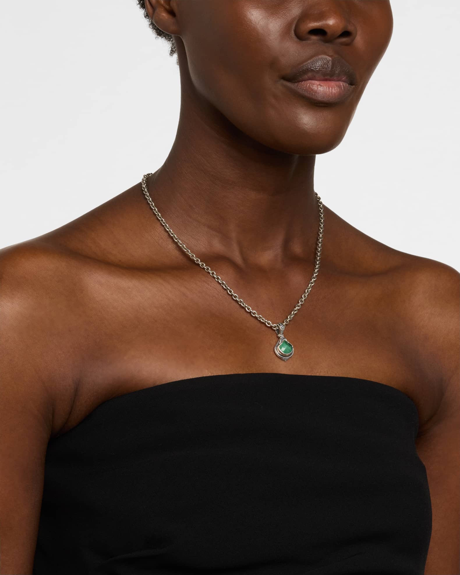 Konstantino Ivy Rock Crystal, Aventurine and MOP Triplet Enhancer ...