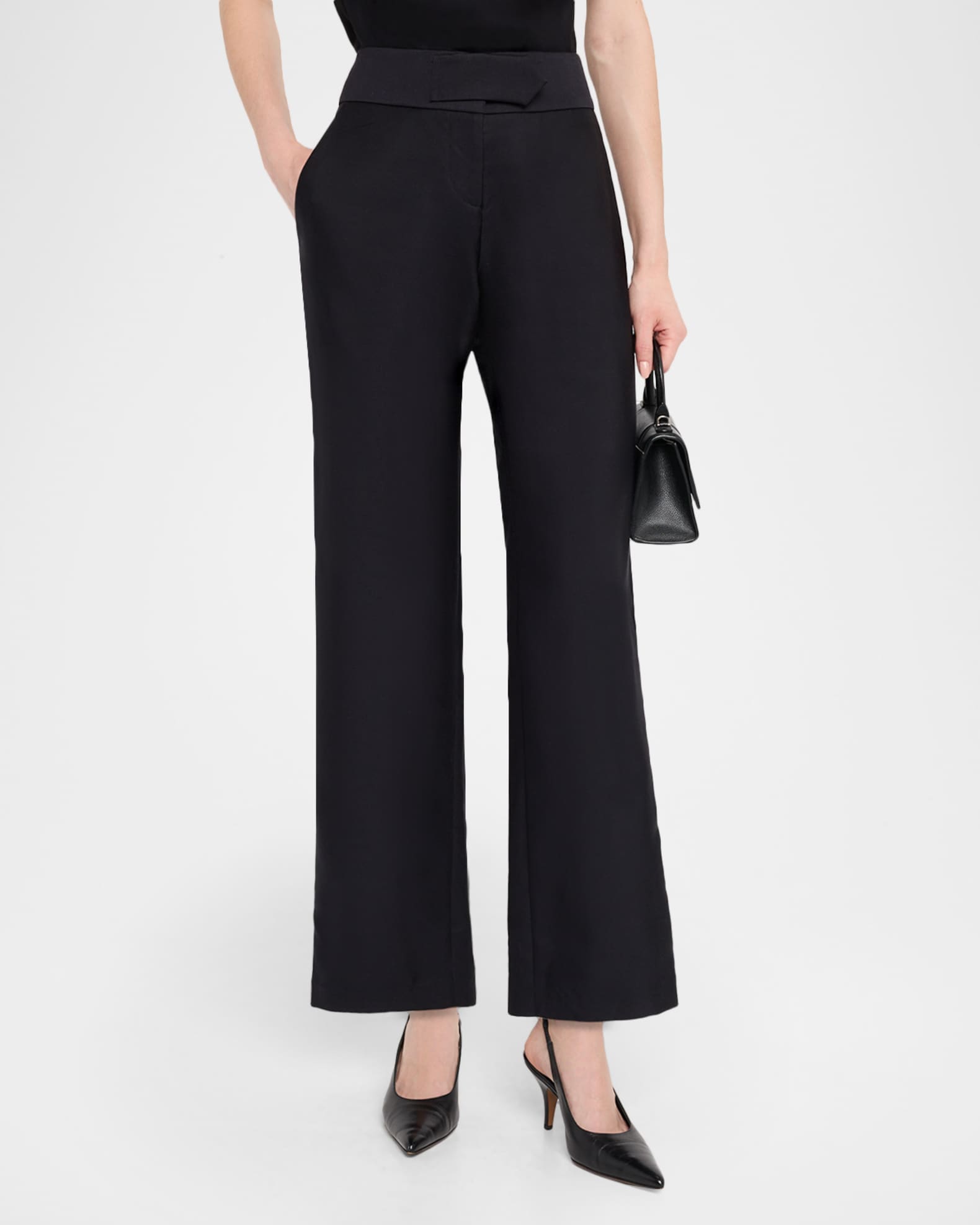 Brandon Maxwell The Phoenix Low-Rise Trousers | Neiman Marcus