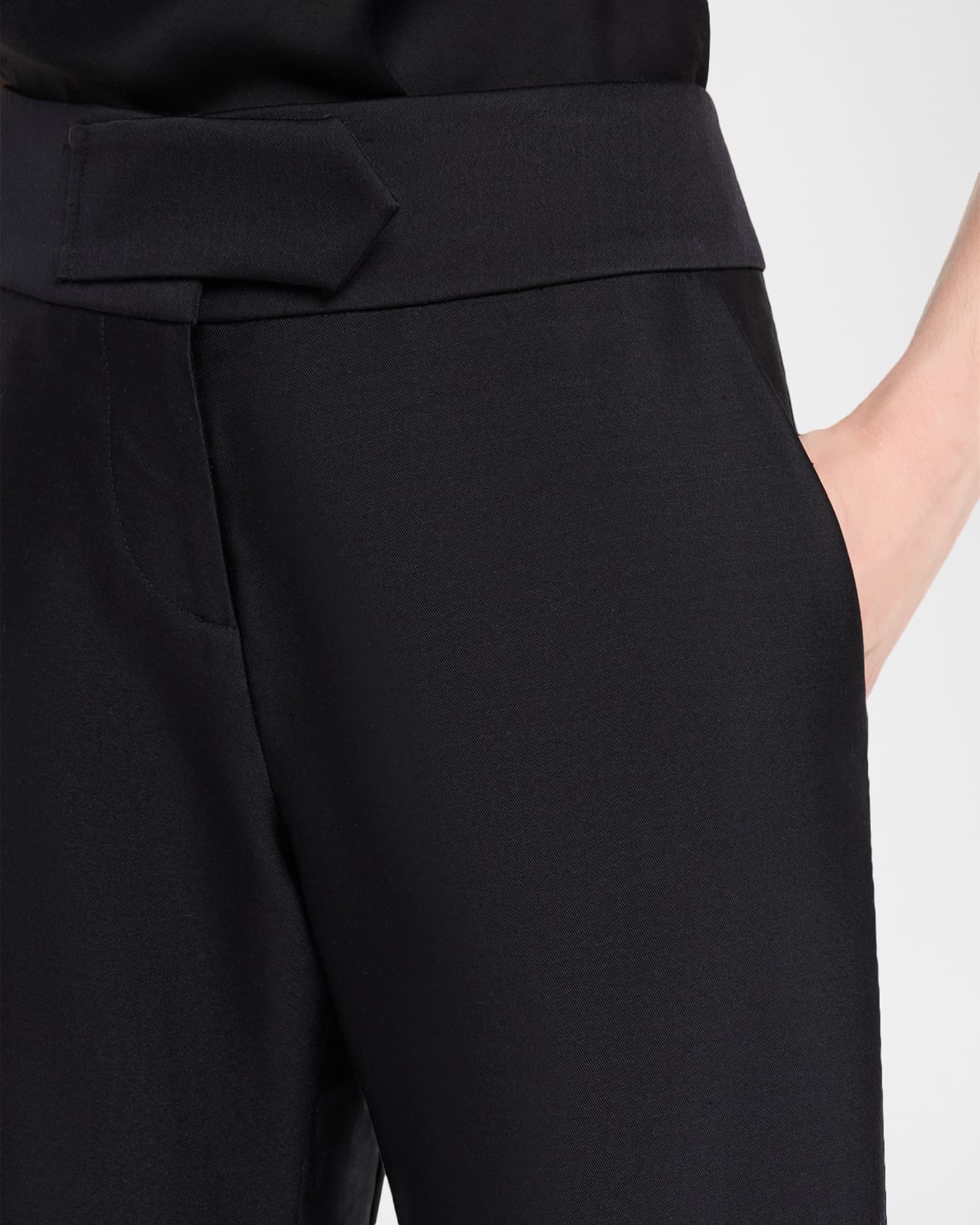 Brandon Maxwell The Phoenix Low-Rise Trousers | Neiman Marcus