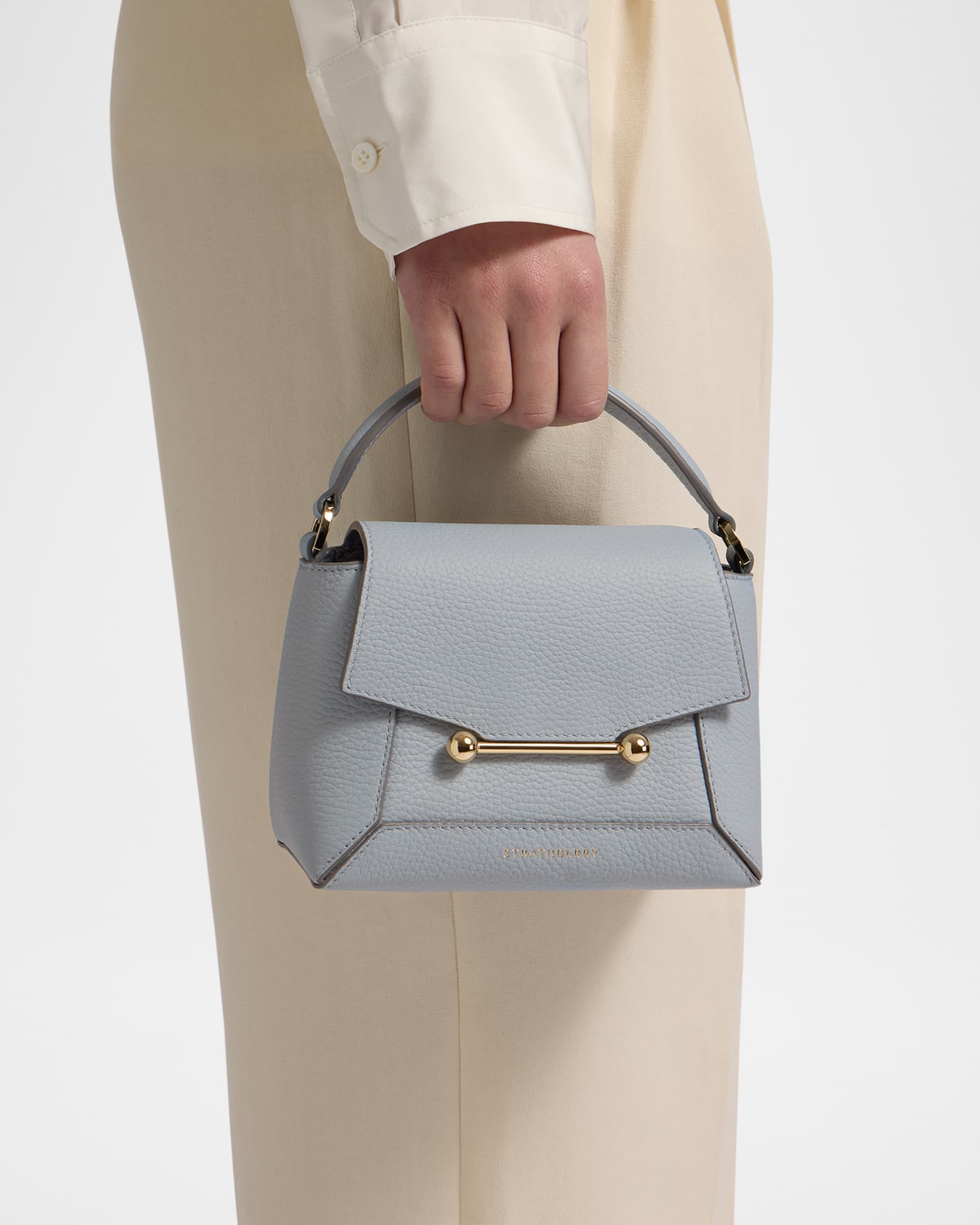 STRATHBERRY Mosaic Nano Leather Top-Handle Bag | Neiman Marcus