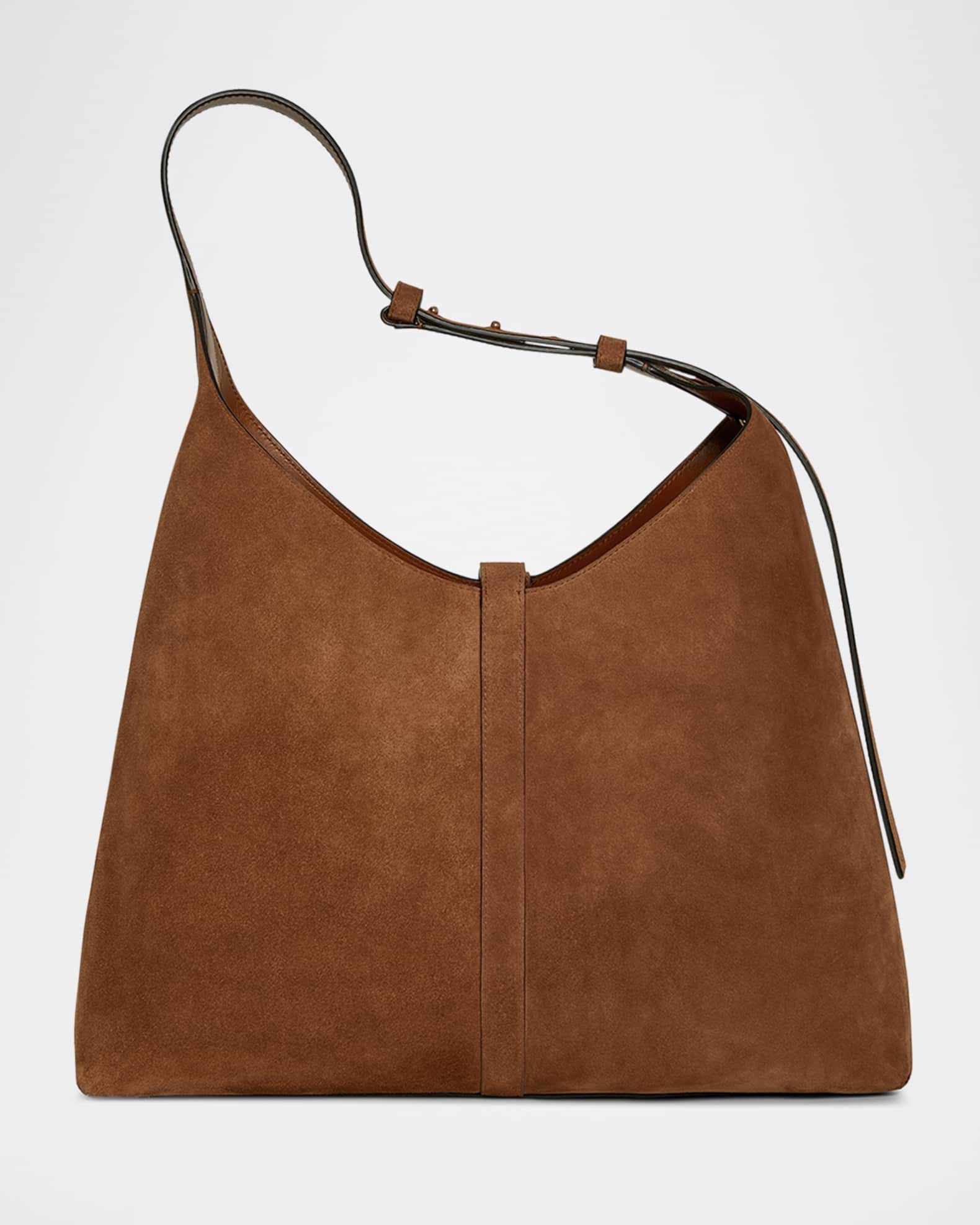STRATHBERRY Kite Toggle Suede Hobo Bag | Neiman Marcus