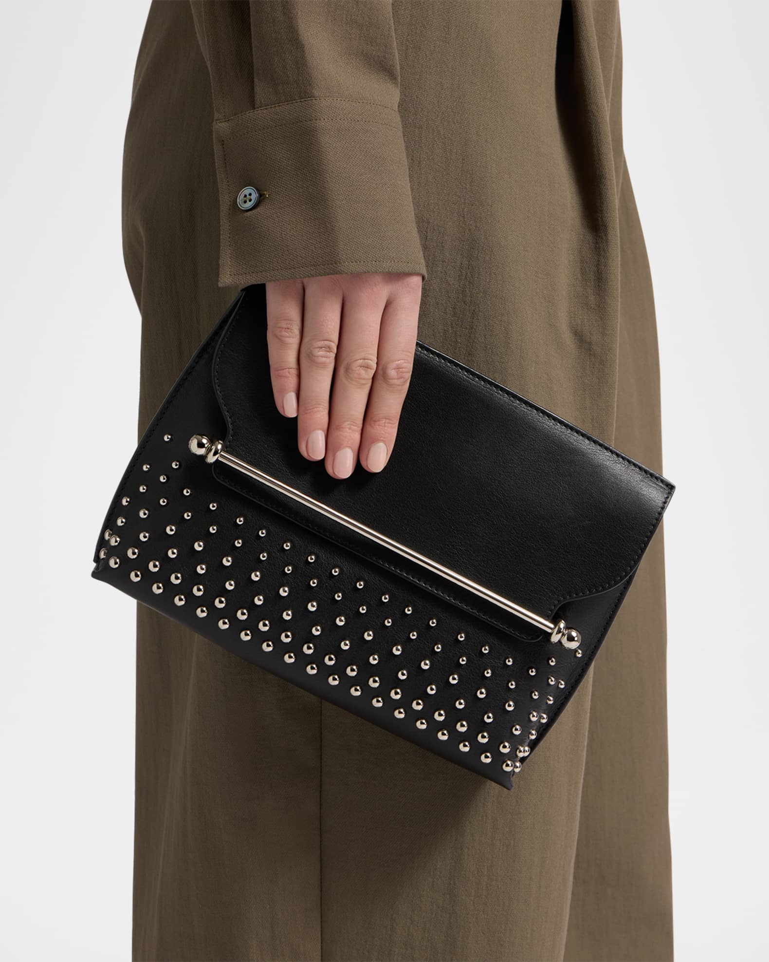 STRATHBERRY Stylist Studded Leather Crossbody Bag | Neiman Marcus