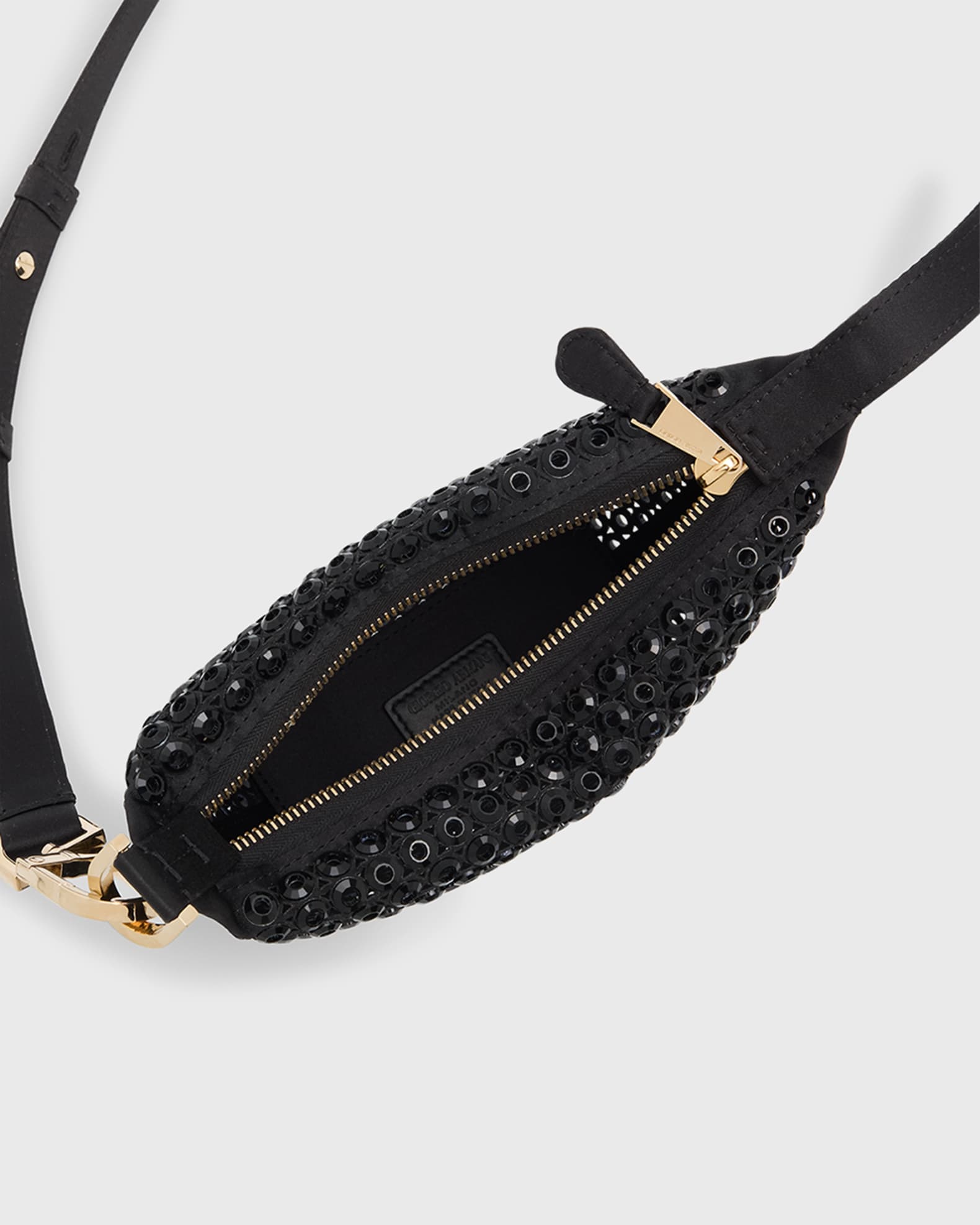 Giorgio Armani La Prima Rhinestone Silk Hobo Bag | Neiman Marcus