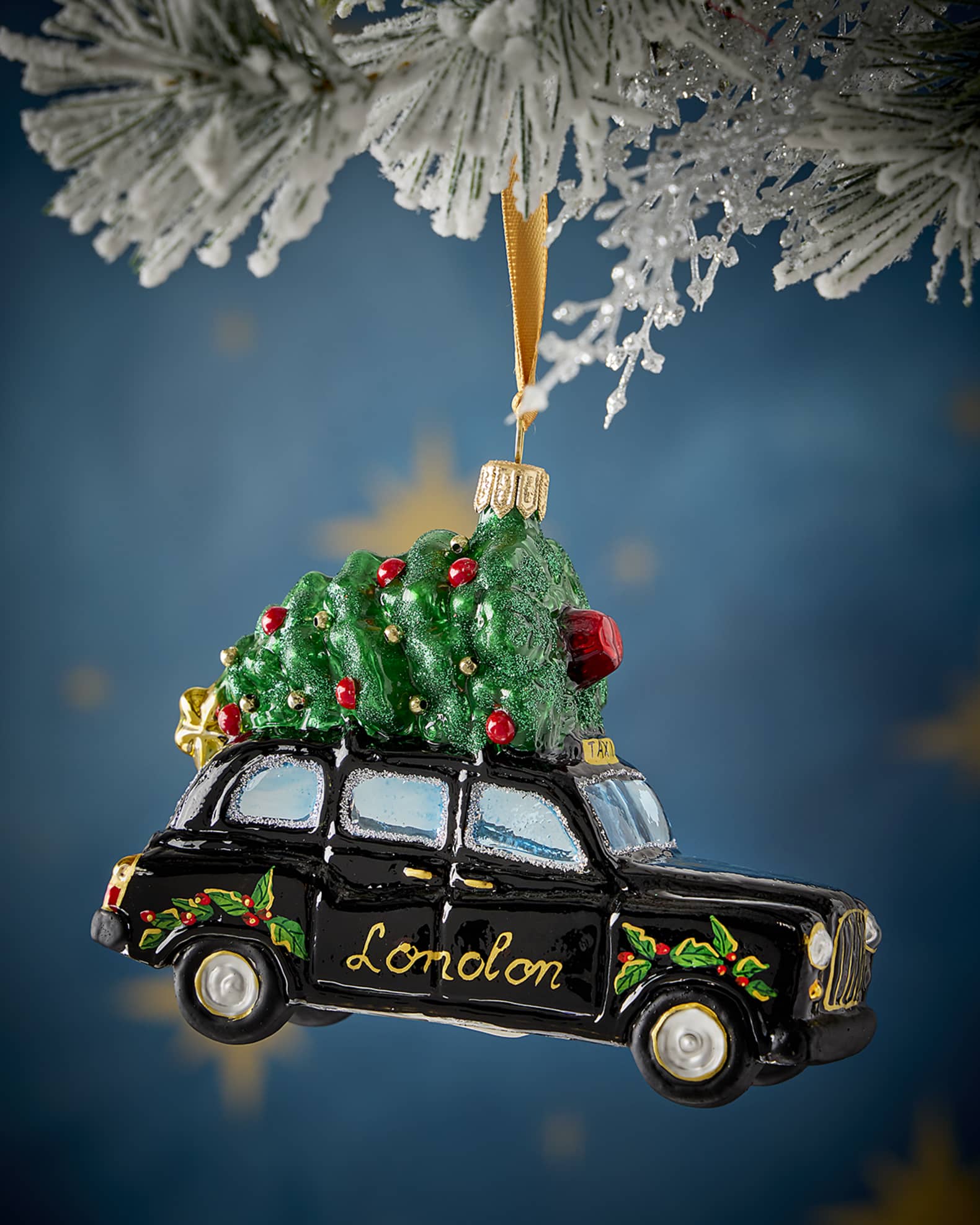 Neiman Marcus London Taxi Christmas Ornament | Neiman Marcus
