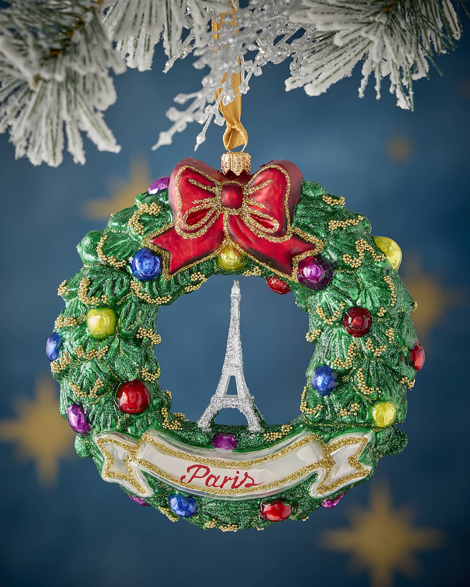 Neiman Marcus Paris Wreath Christmas Ornament | Neiman Marcus