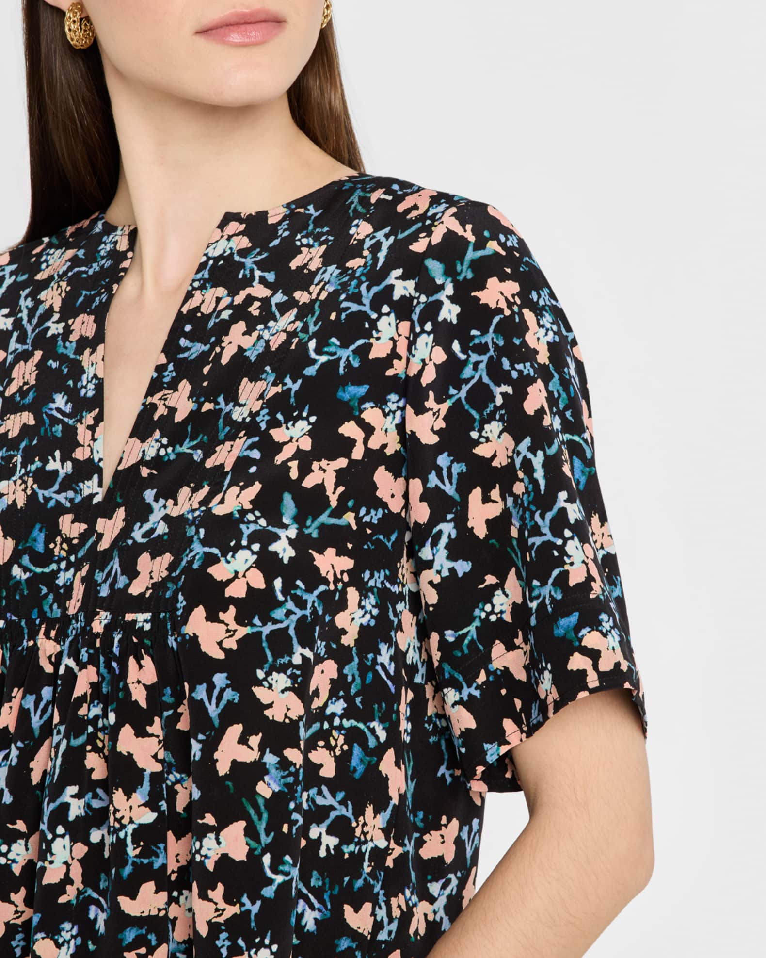 Ulla Johnson Calla Short-Sleeve Top | Neiman Marcus