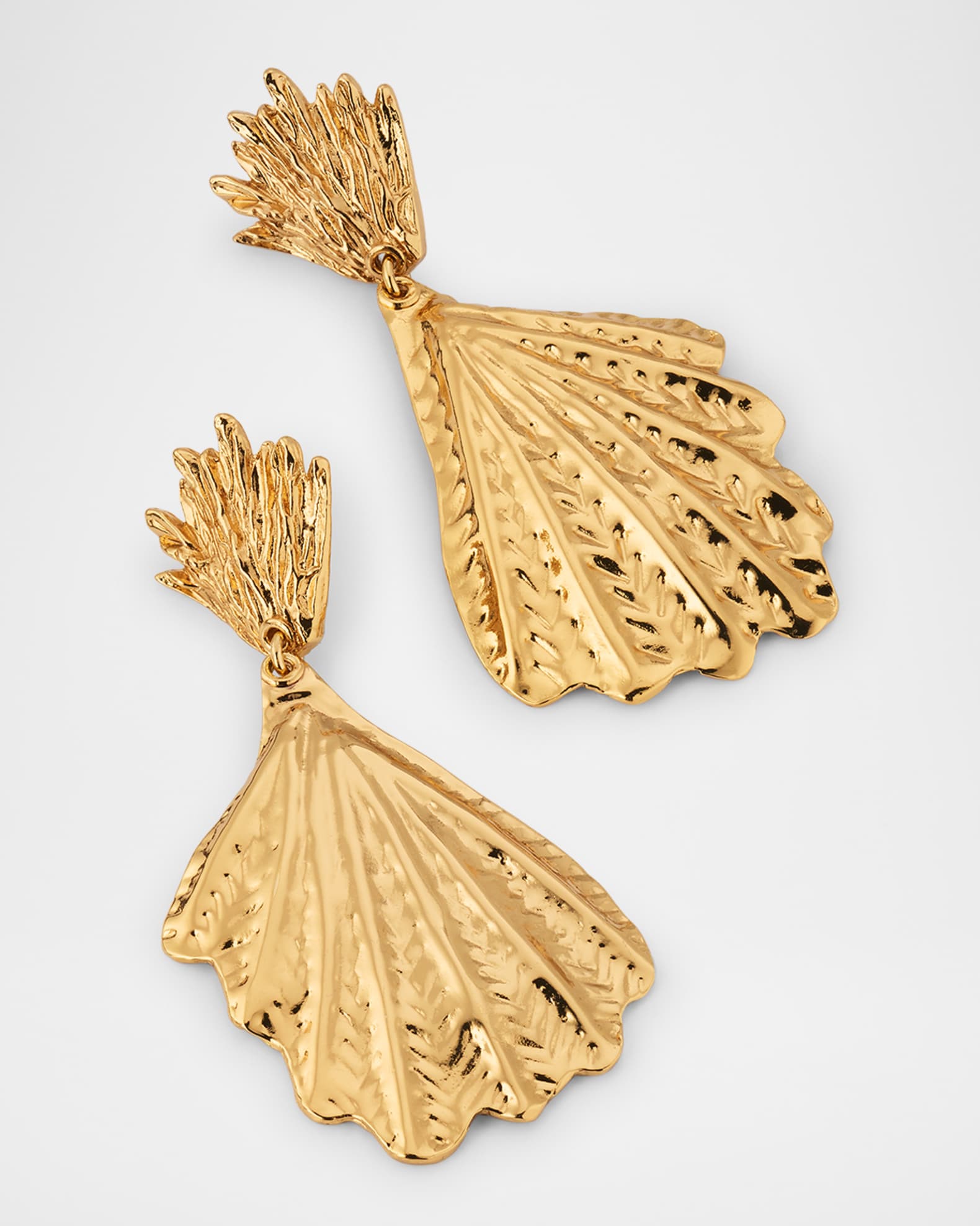 Gas Bijoux Double Shell Drop Earrings | Neiman Marcus