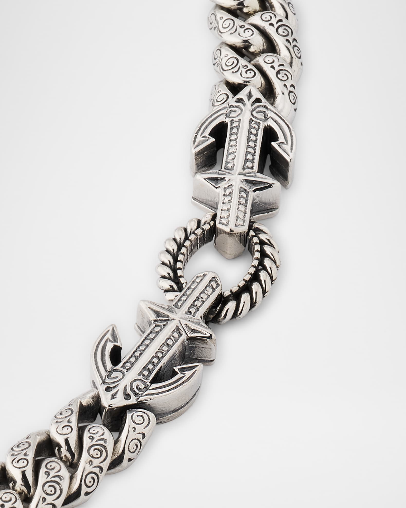 Konstantino Men's Hydra Sterling Silver Bracelet | Neiman Marcus