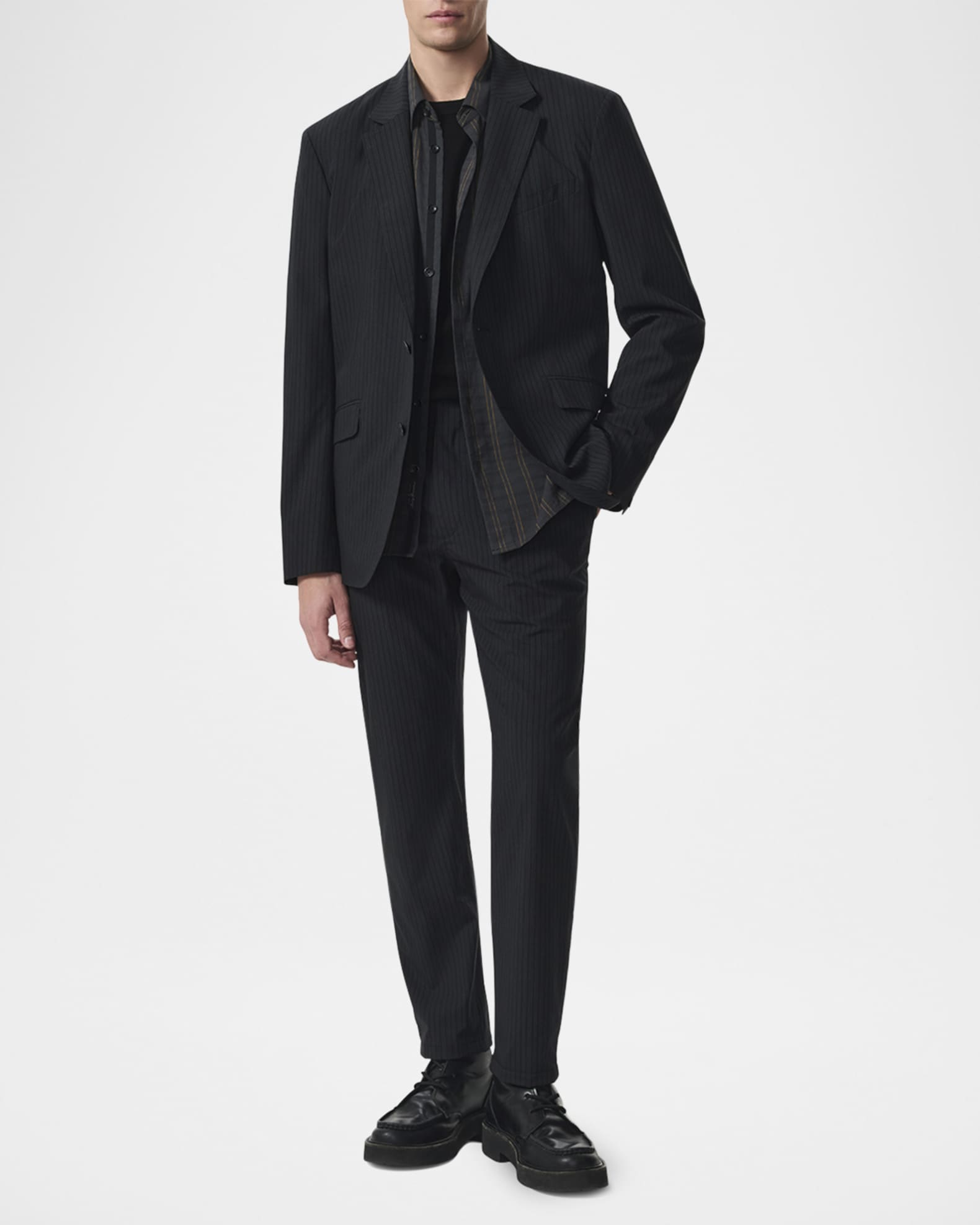 Rag & Bone Men's Butler Tonal Pinstripe Blazer | Neiman Marcus