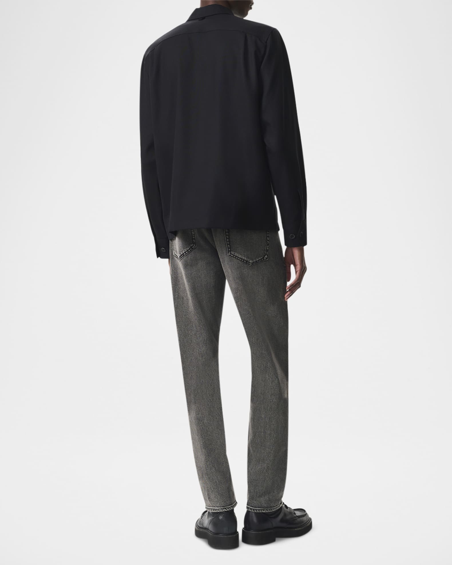 Rag & Bone Men's Ripstop Wool Overshirt | Neiman Marcus