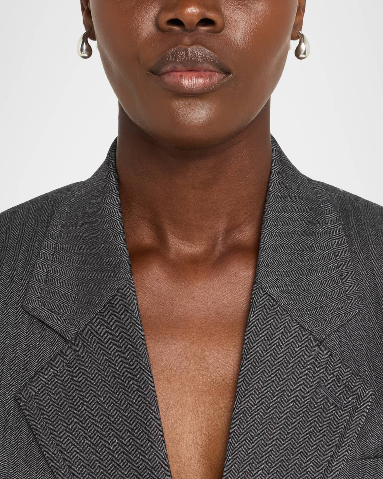 Bottega Veneta Sterling Silver Drop Earrings | Neiman Marcus